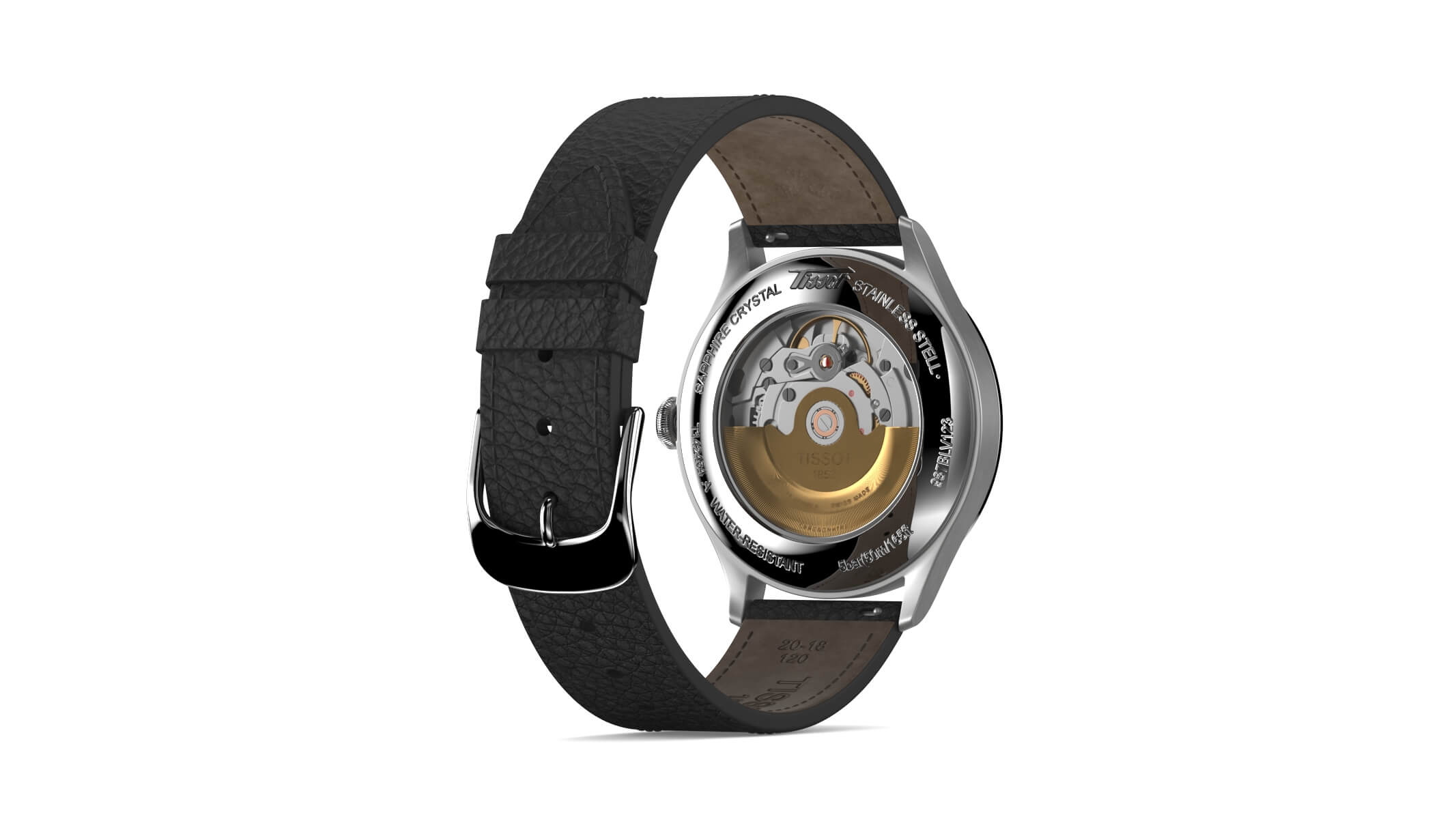 Tissot Heritage 1938 Automatic Cosc Brown - 3D Model by frezzy