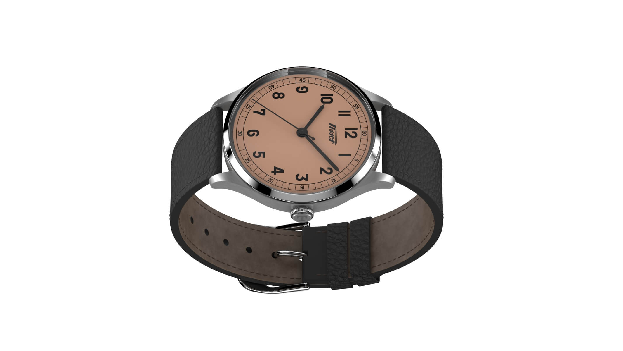 Tissot Heritage 1938 Automatic Cosc Brown - 3D Model by frezzy