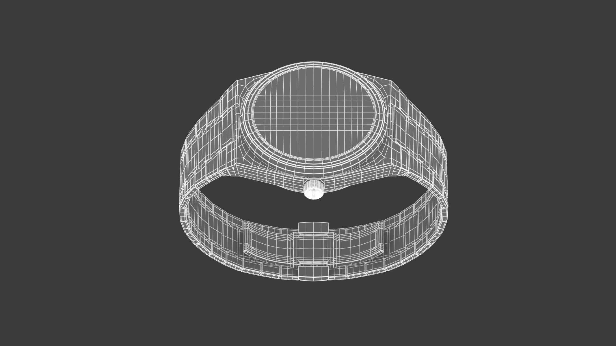 Tissot Prx Powermatic 80 40mm Blue - 3D Model by frezzy