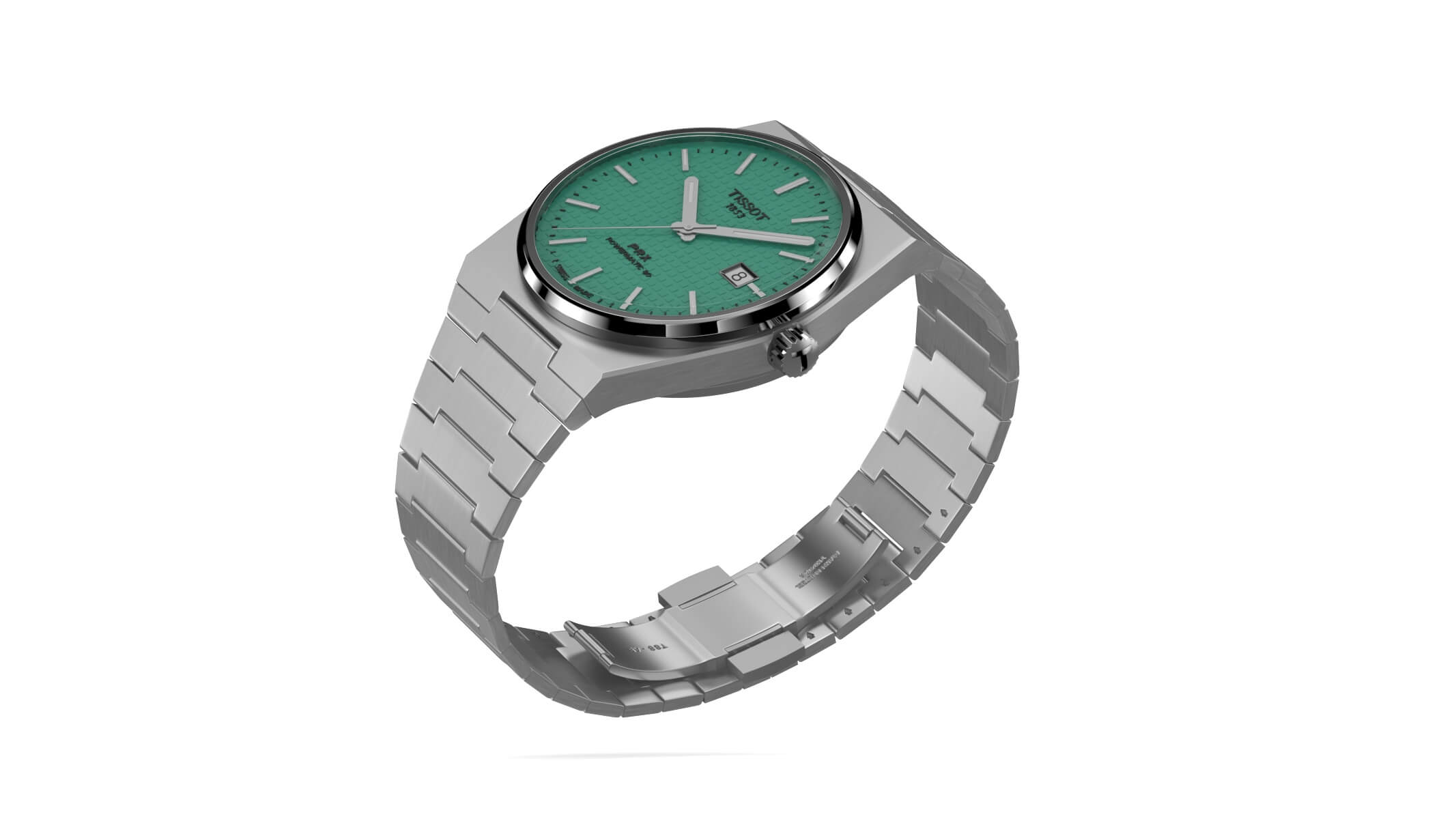 Tissot Prx Powermatic 80 40mm Green - 3D Model by frezzy