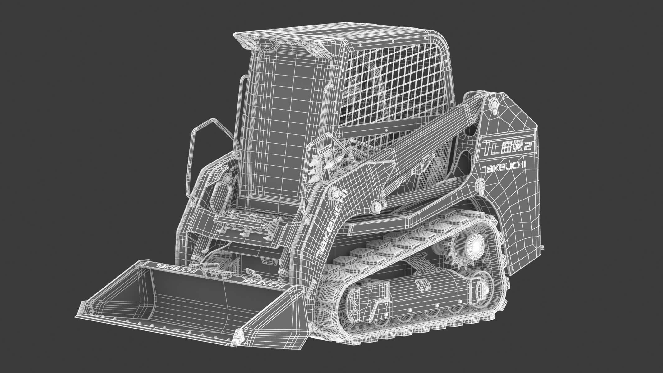 Tl8R2 Compact Track Loader - 3D Model by frezzy