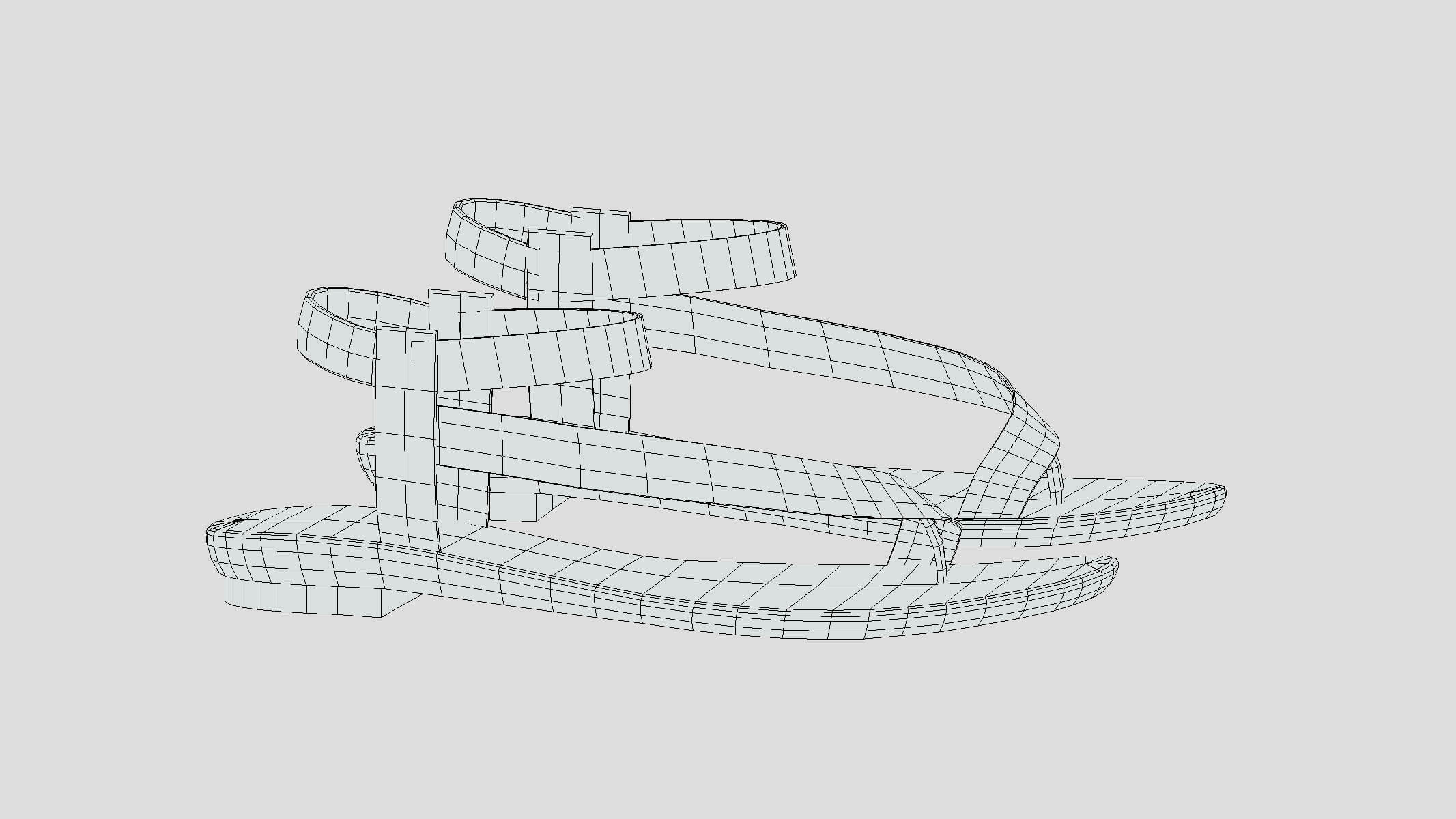 Toe Loop Low Poly - 3D Model by frezzy