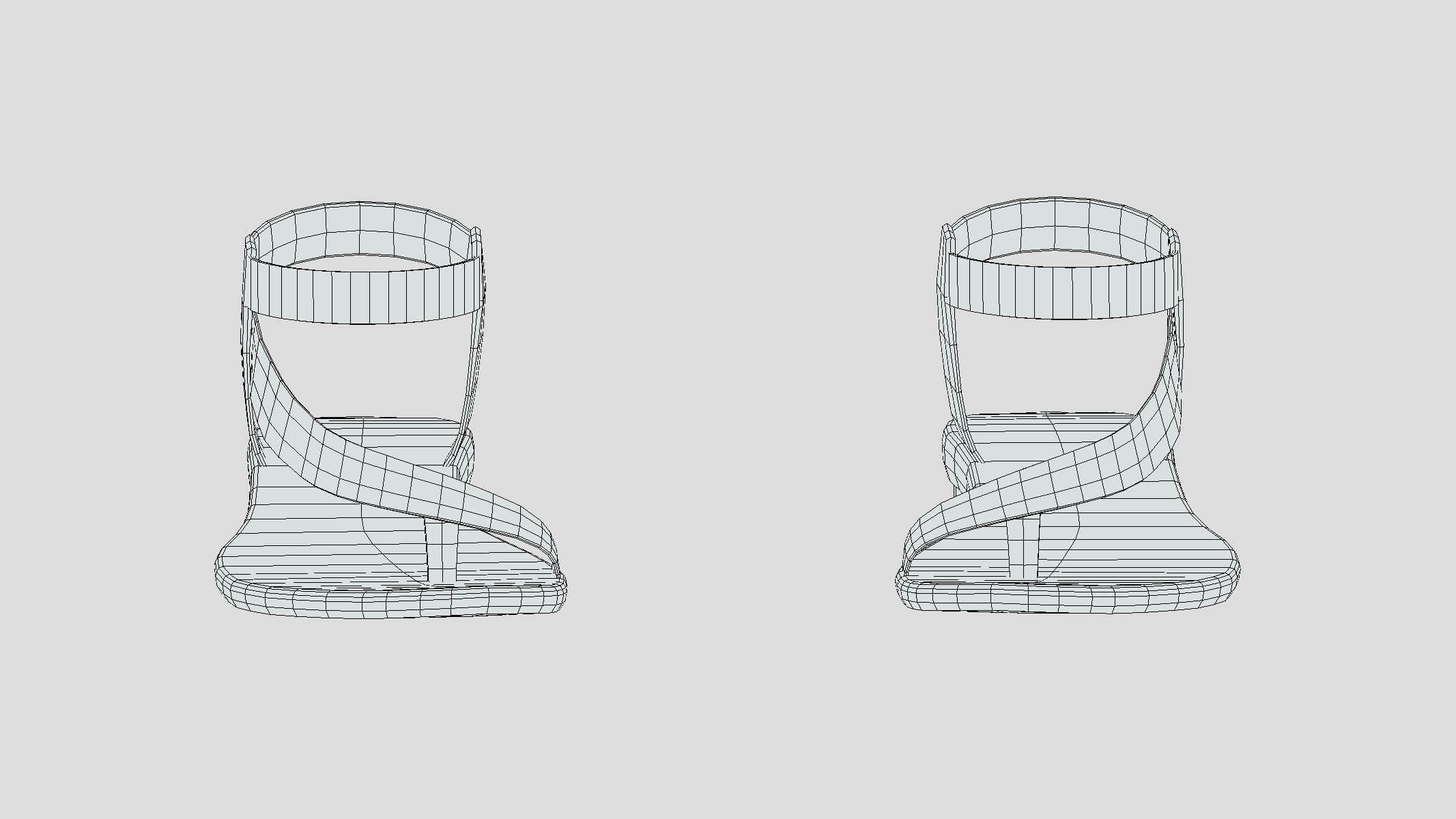Toe Loop Low Poly - 3D Model by frezzy