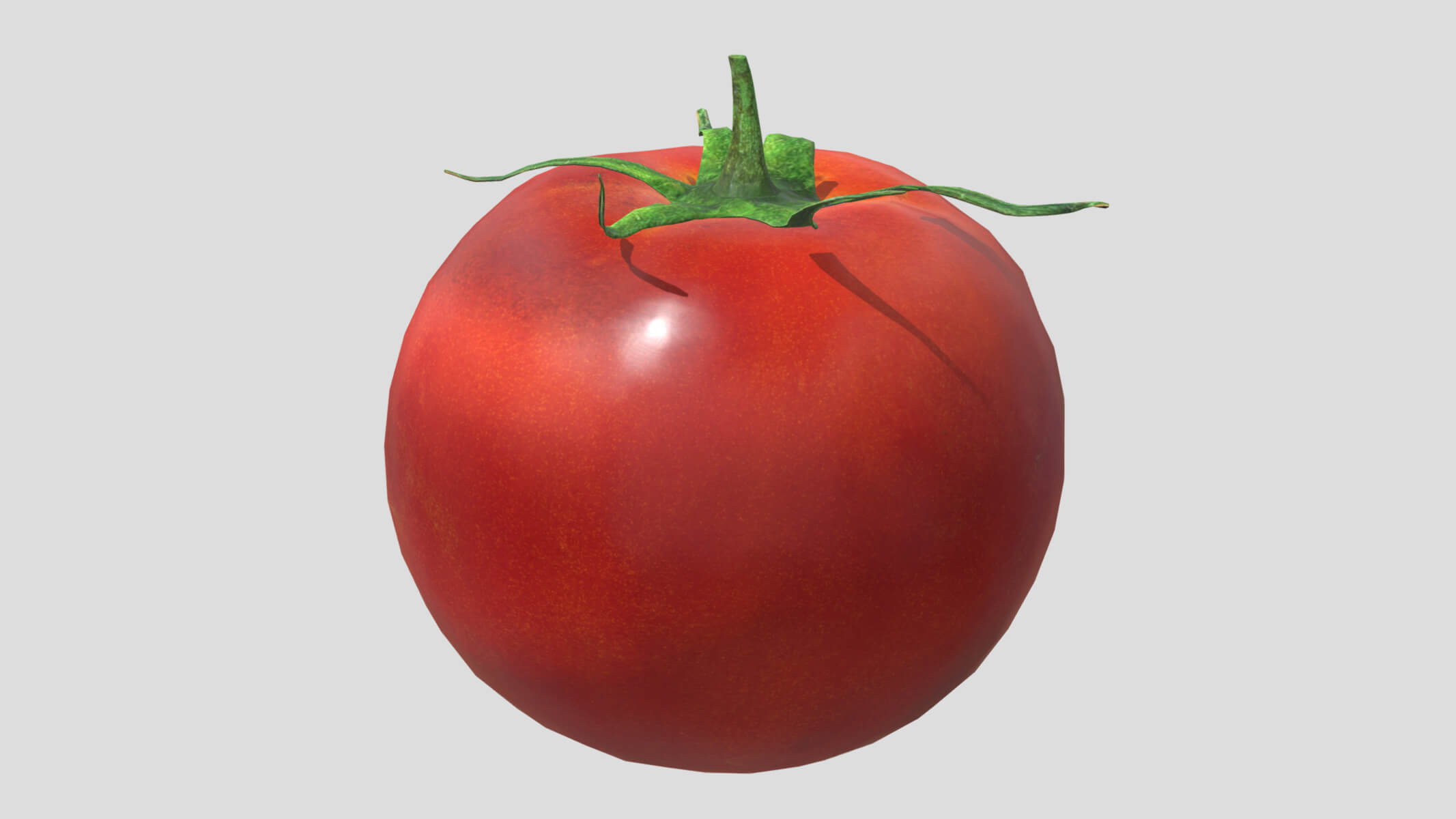Tomato Low Poly - 3D Model by frezzy