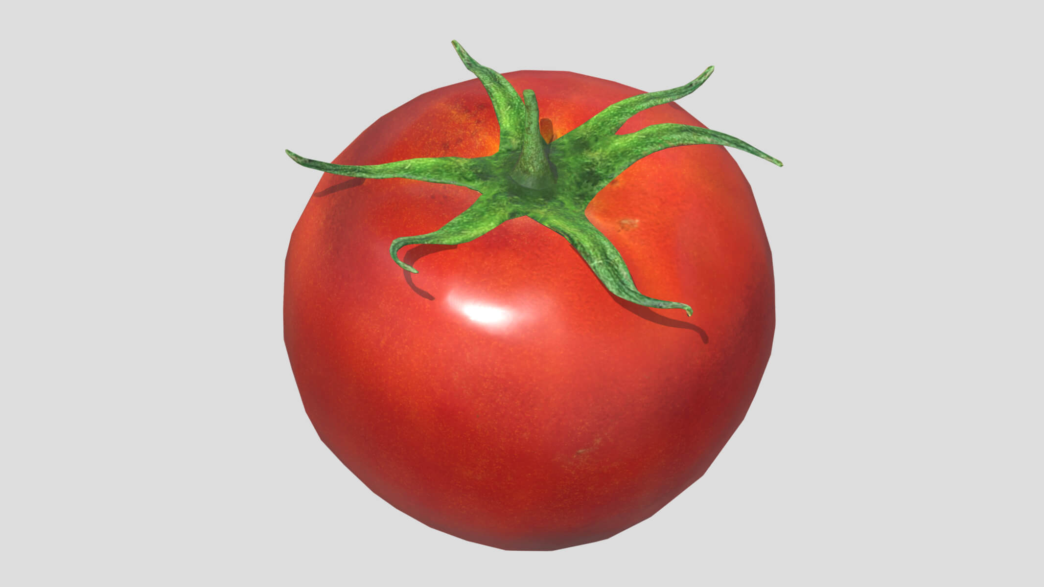 Tomato Low Poly - 3D Model by frezzy