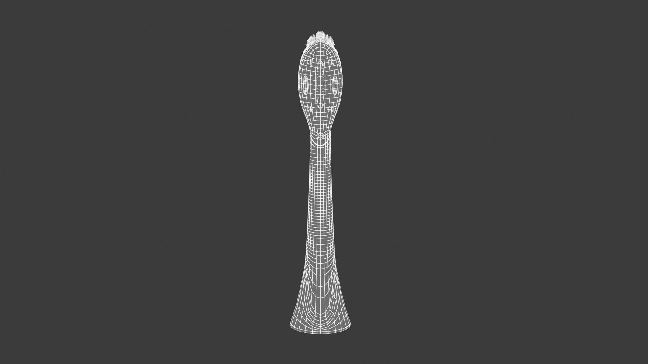 Toothbrush Head - 3D Model by frezzy