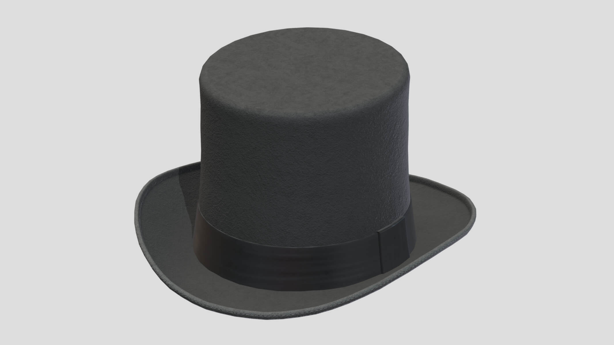 Top Hat 2 Low Poly - 3D Model by frezzy