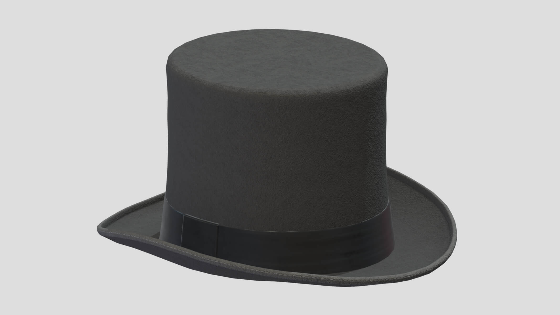 Top Hat 2 Low Poly - 3D Model by frezzy