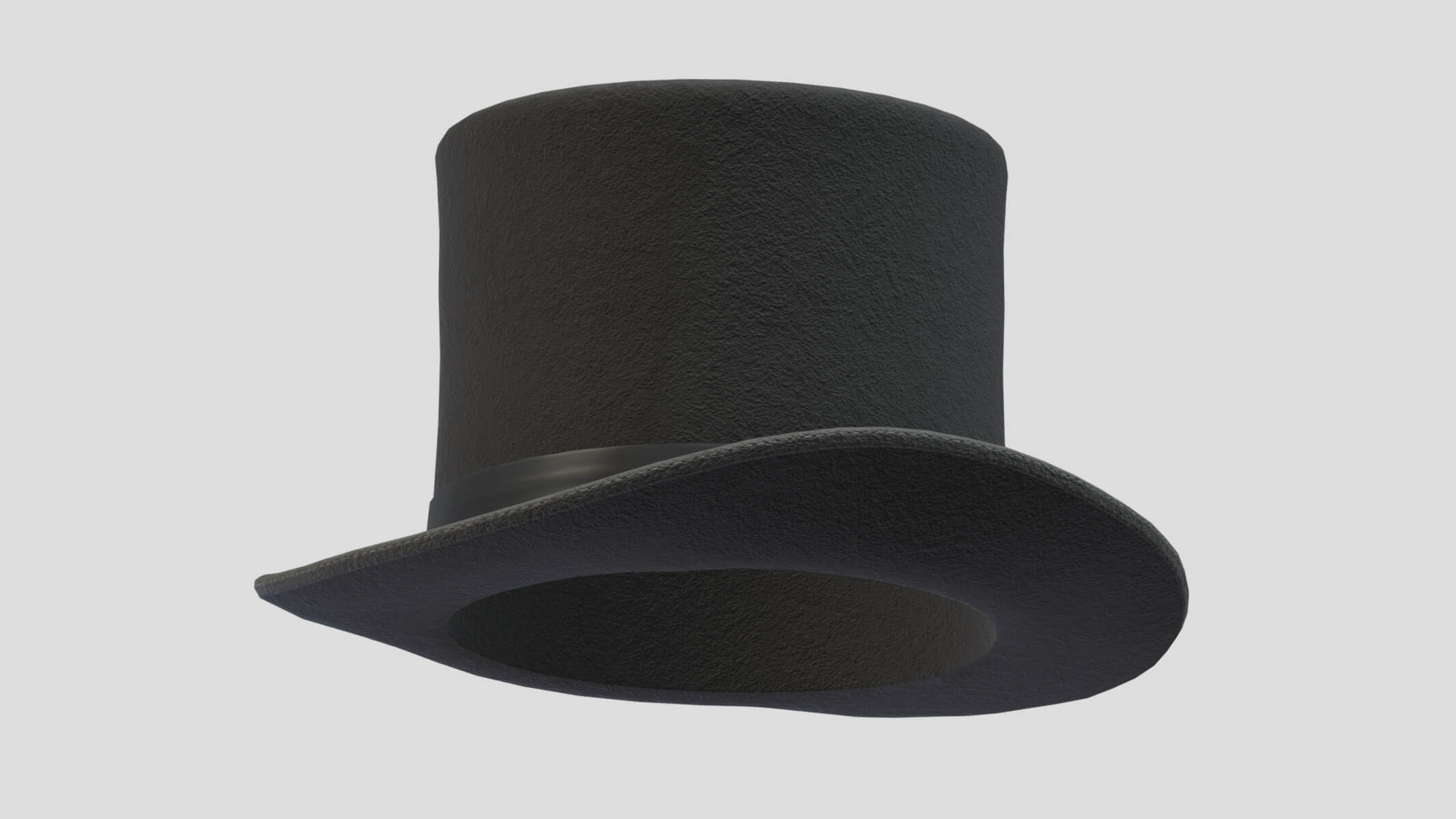Top Hat 2 Low Poly - 3D Model by frezzy