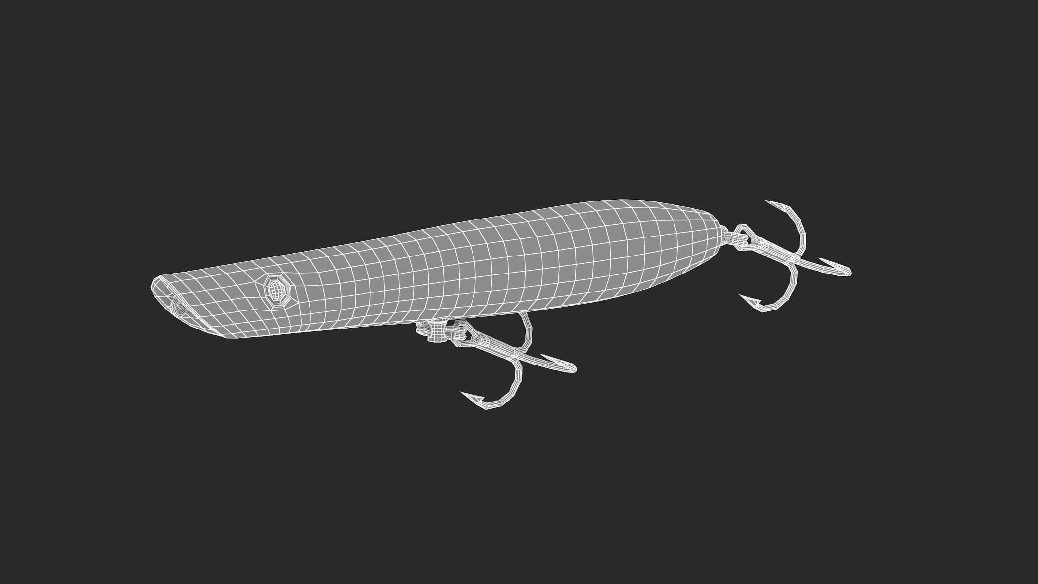 Topwater Fishing Lures - 3D Model by frezzy