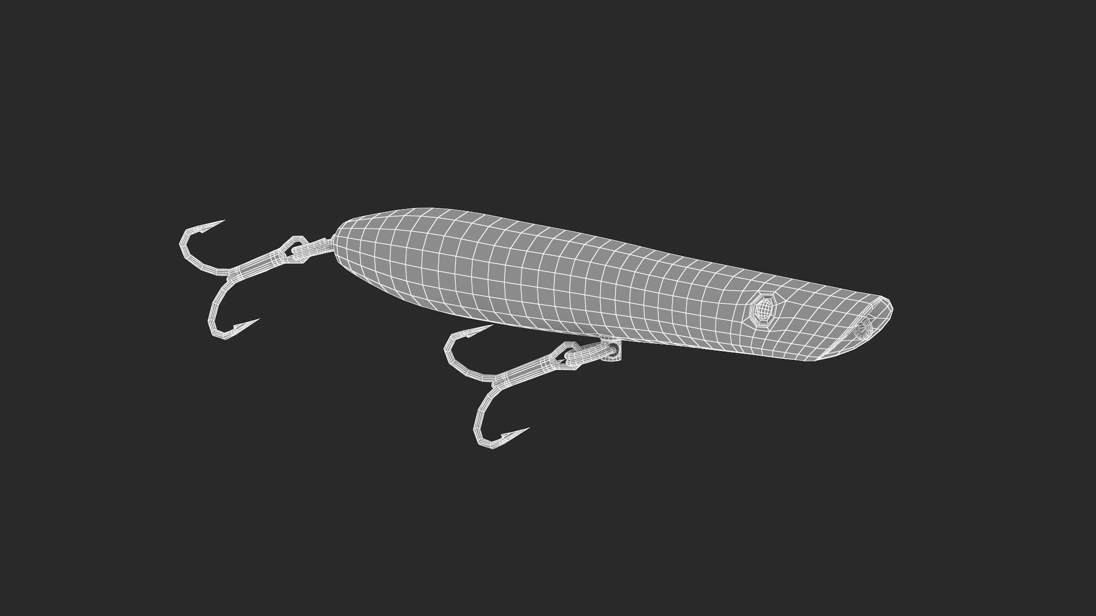 Topwater Fishing Lures - 3D Model by frezzy