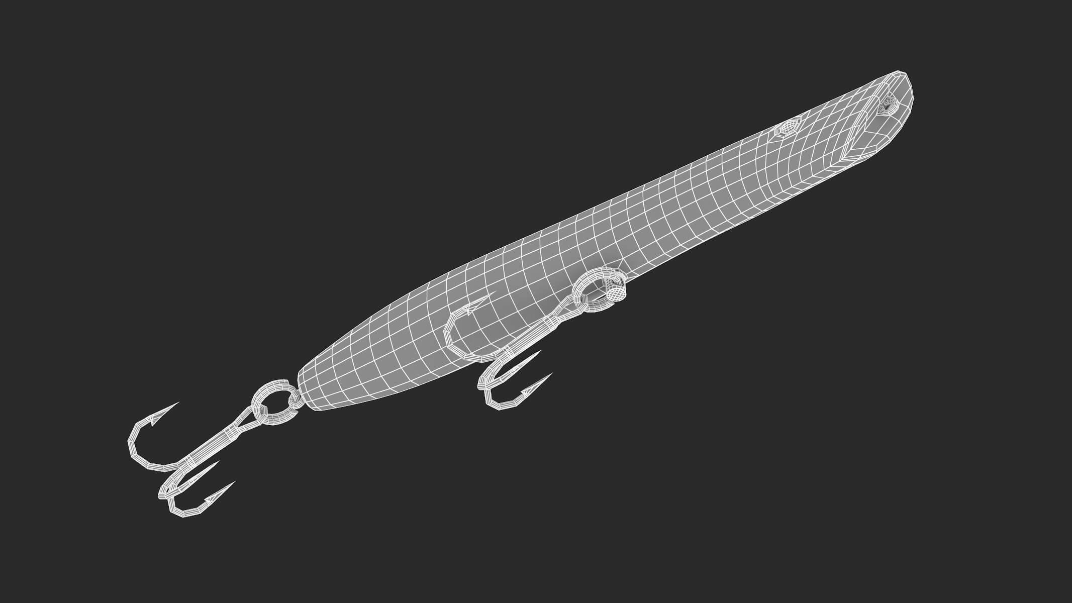 Topwater Fishing Lures - 3D Model by frezzy