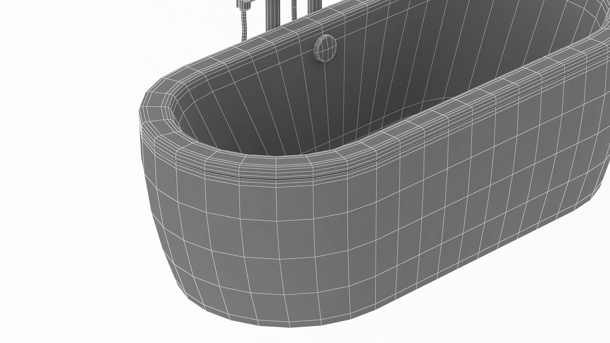 Toto Cast Iron Nexus Bathtub - 3D Model by frezzy