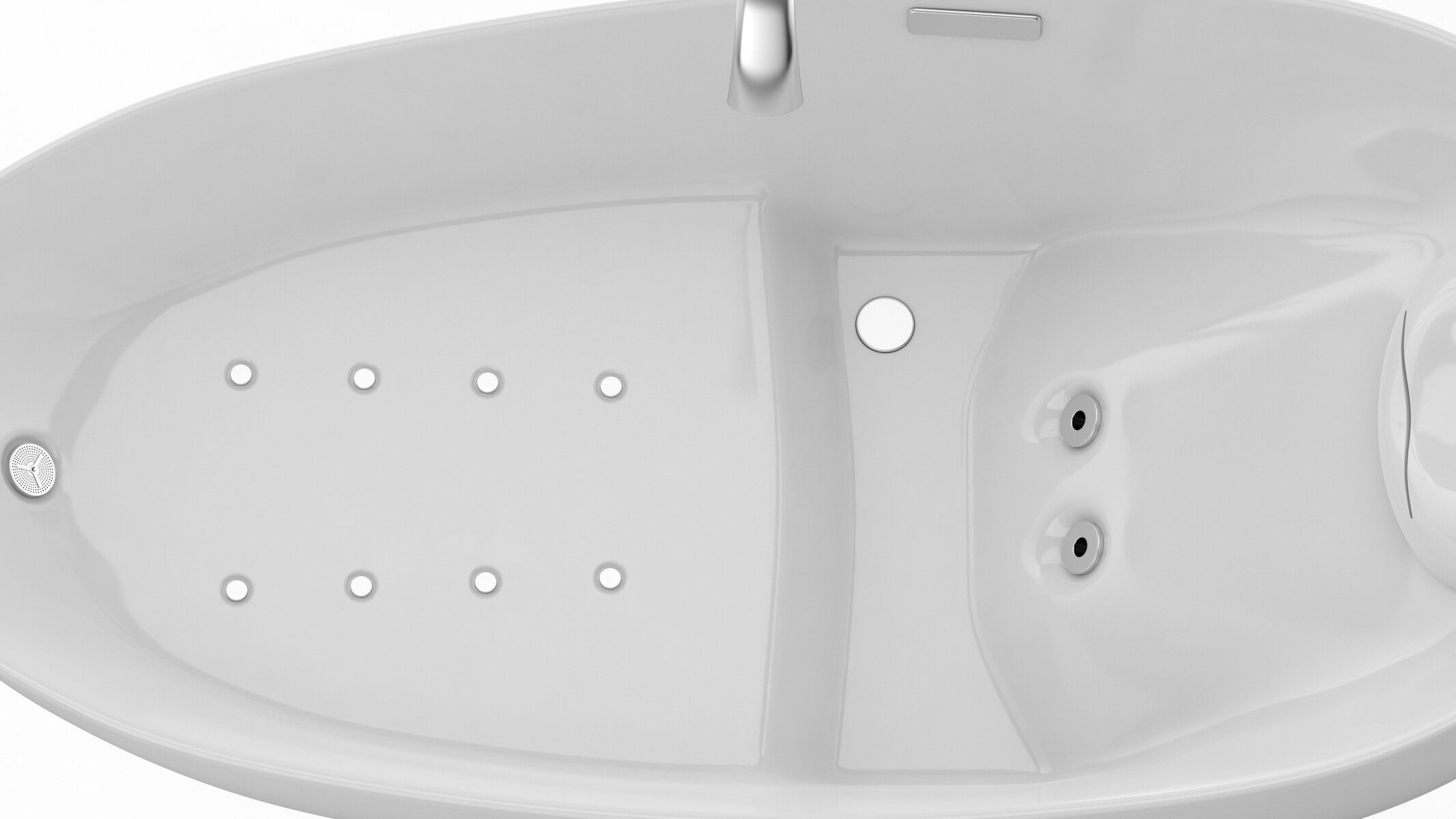 Toto Flotation Tub With Zero Dimension - 3D Model by frezzy