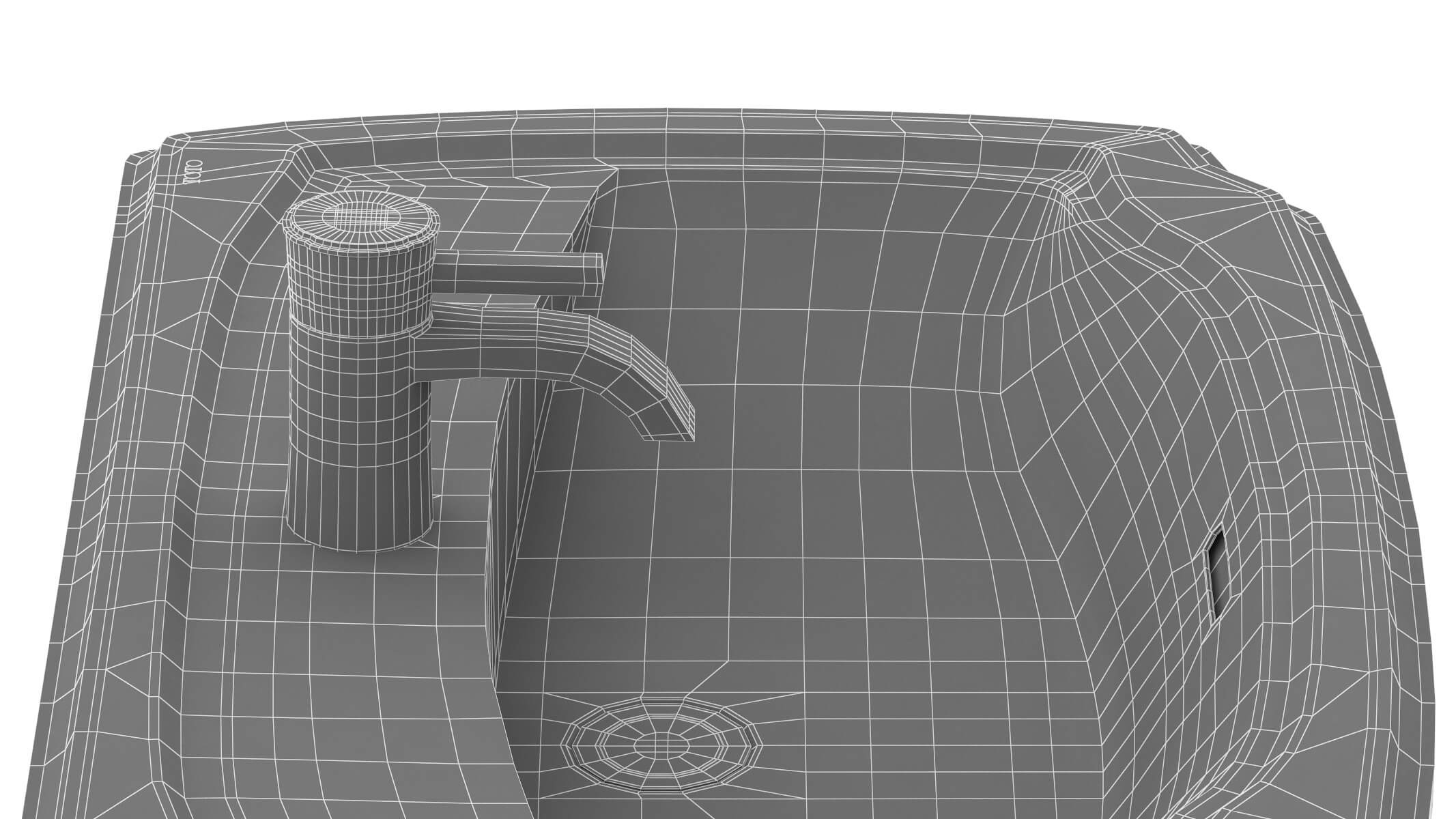 Toto Guinevere Self-Rimming Lavatory 3D Model by frezzy