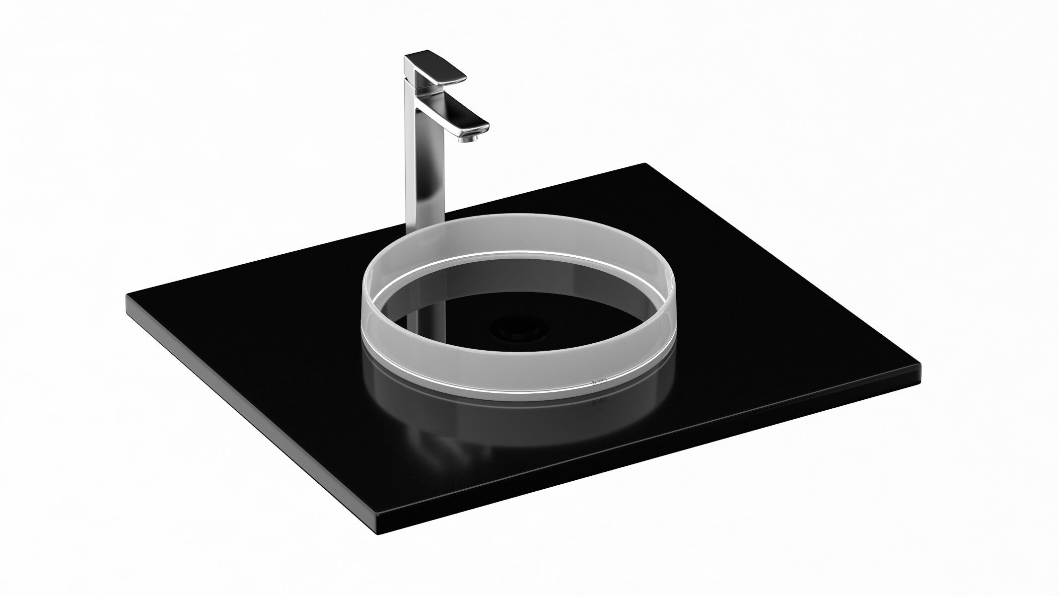 Toto Luminist Lighted Round Vessel Lavatory - 3D Model by frezzy