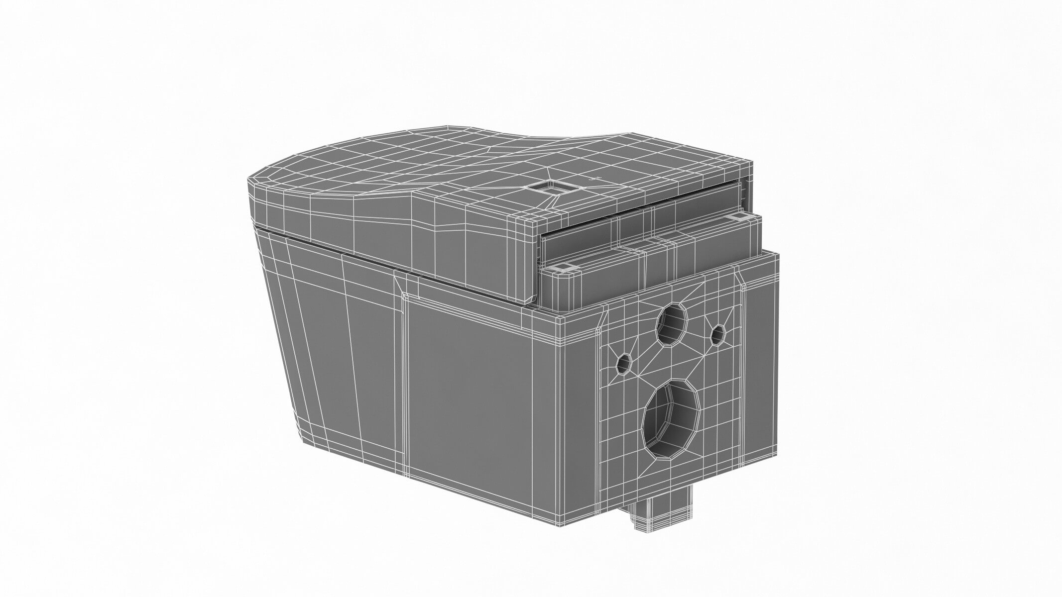 Toto Neorest EW Wall-Hung Dual-Flush Toilet 3D Model by frezzy