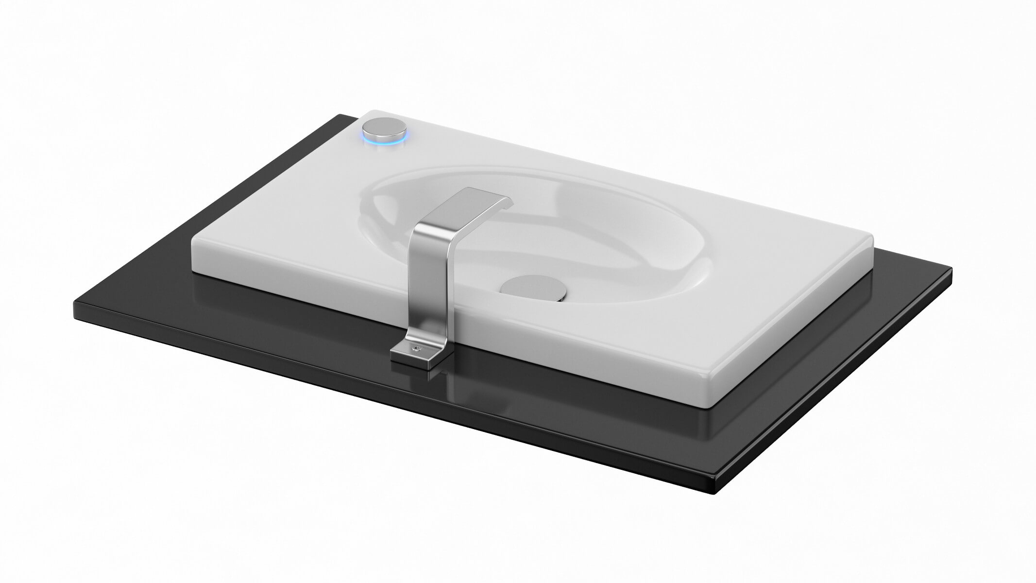 Toto Neorest II Vessel Lavatory With LED Lighting - 3D Model by frezzy