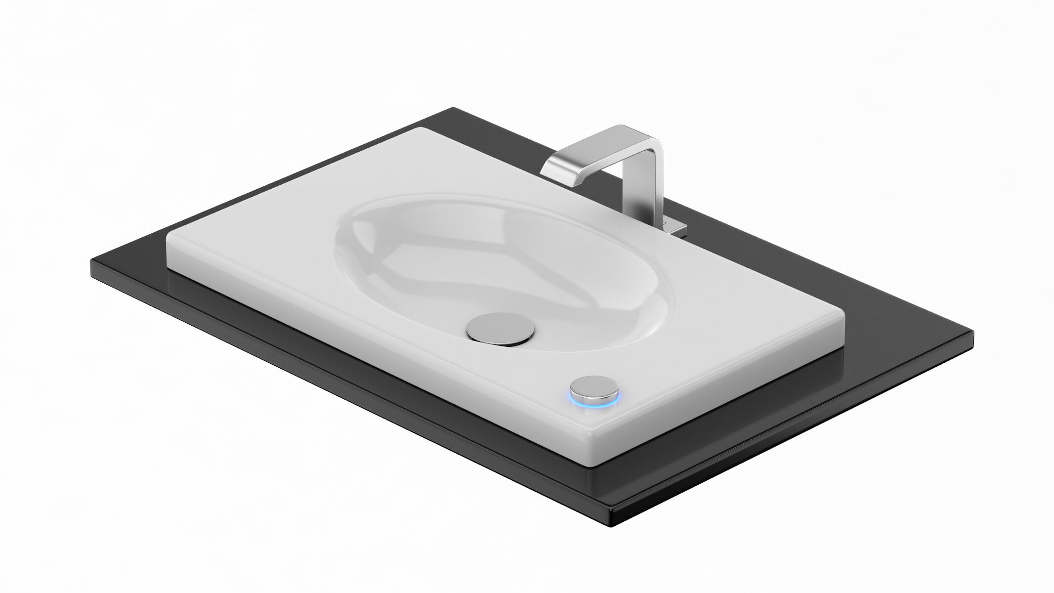 Toto Neorest II Vessel Lavatory With LED Lighting - 3D Model by frezzy