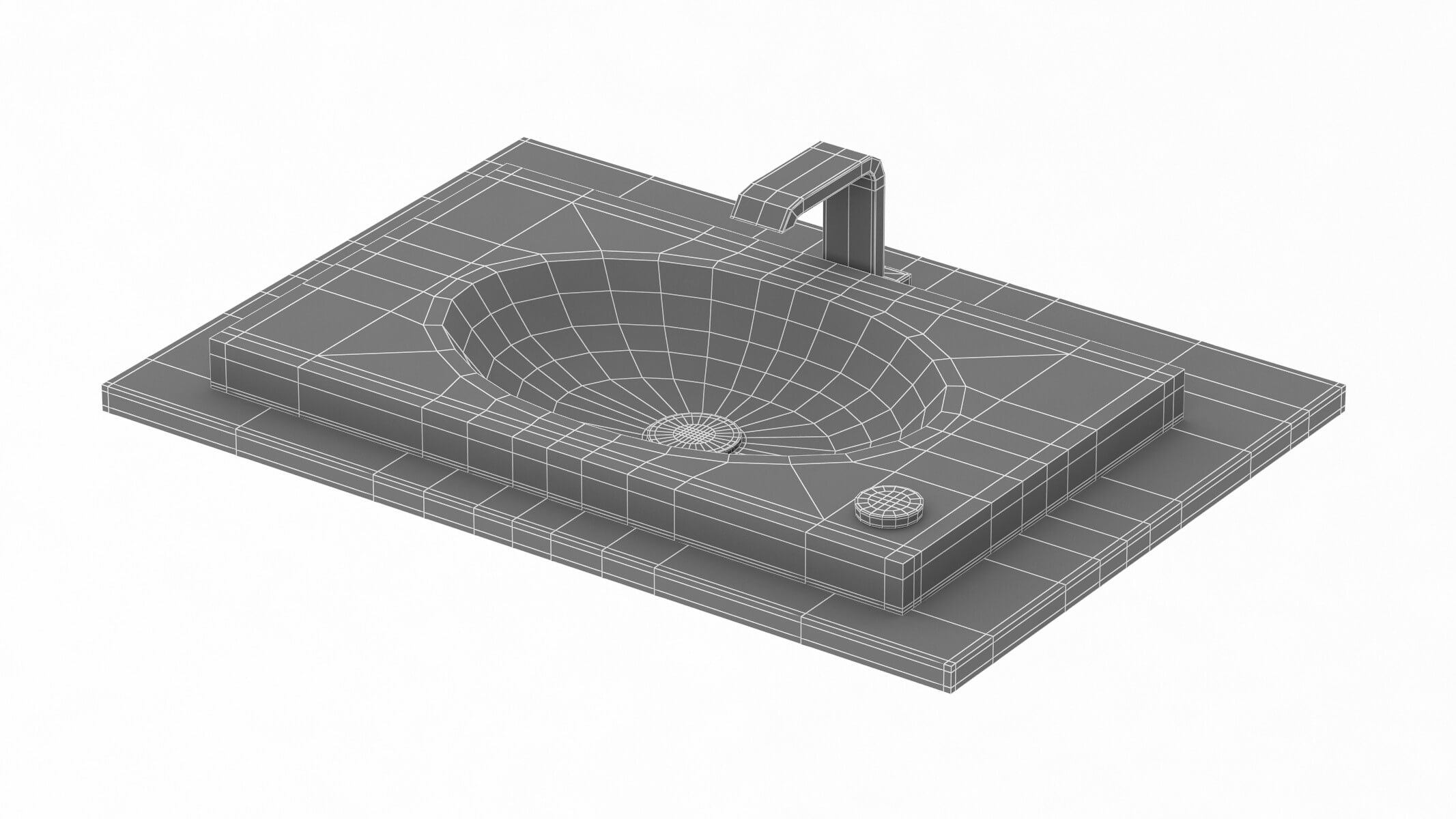 Toto Neorest II Vessel Lavatory With LED Lighting - 3D Model by frezzy