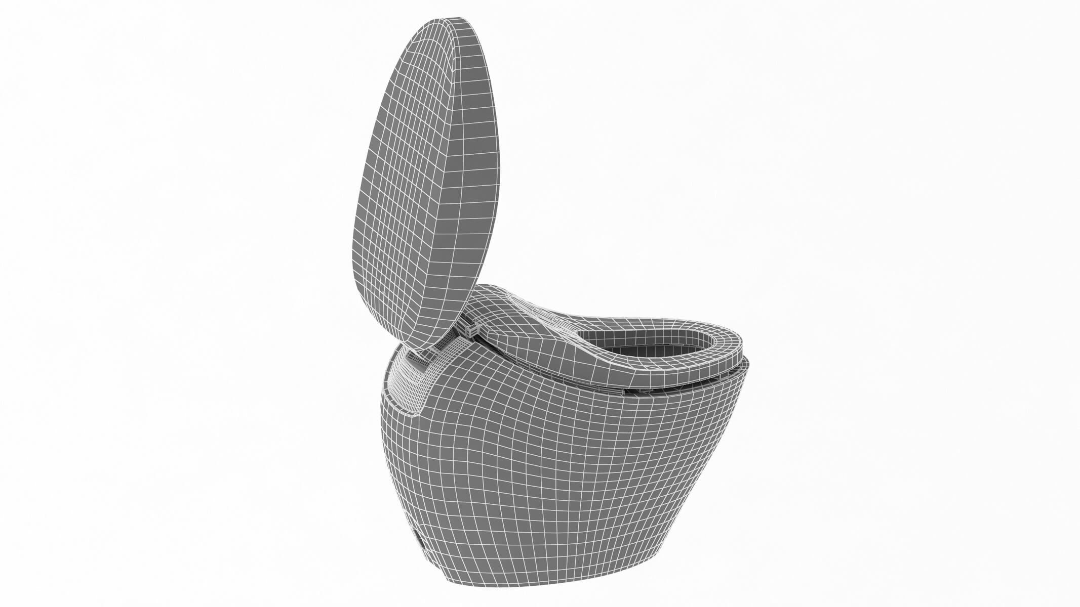 Toto Neorest NX1 Dual Flush Toilet - 3D Model by frezzy