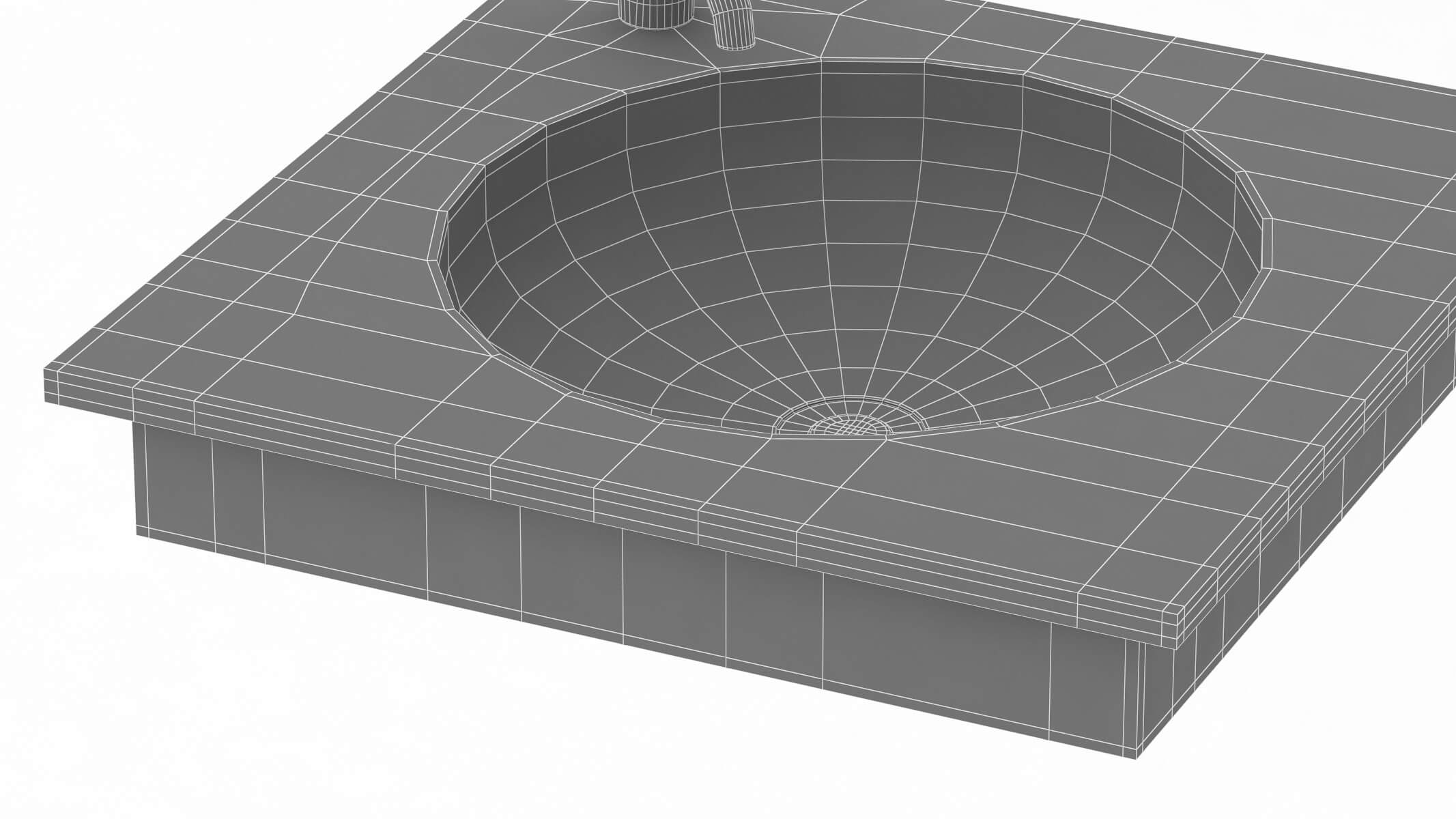 Toto Self-Rimming Lavatory 3D Model by frezzy