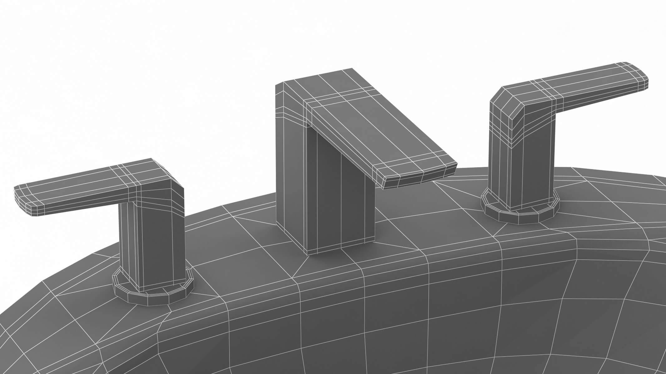 Toto Self Rimming Oval Lavatory - 3D Model by frezzy