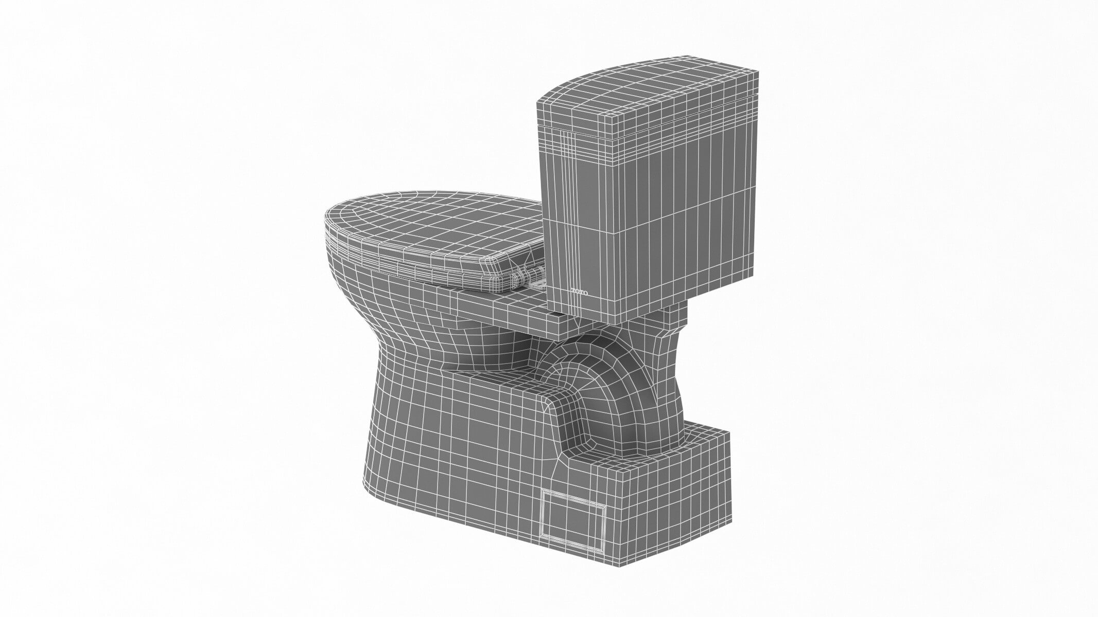 Toto Vespin II Two-Piece Toilet 3D Model by frezzy