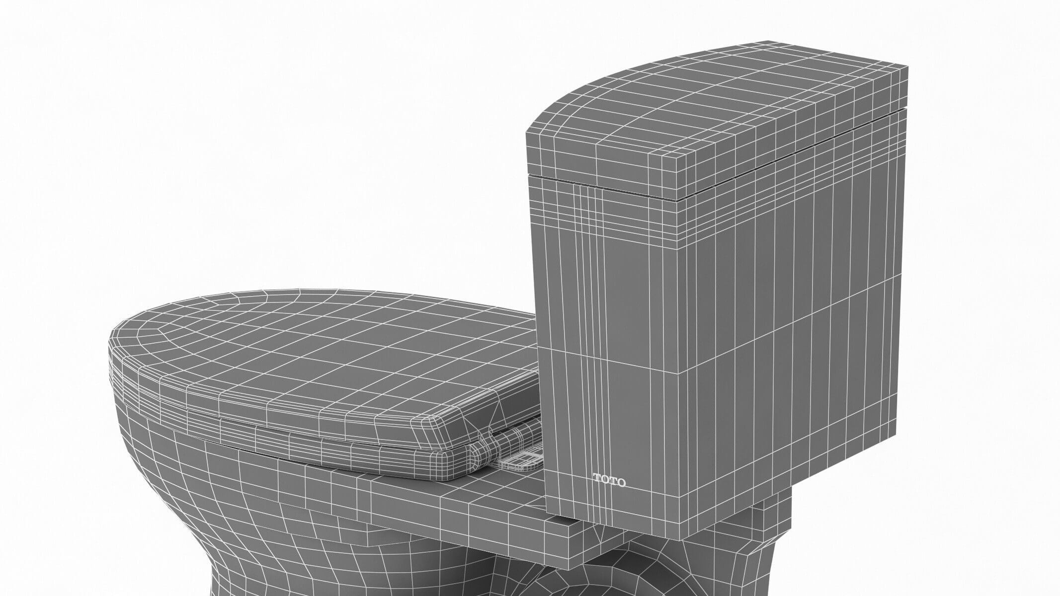 Toto Vespin II Two-Piece Toilet 3D Model by frezzy