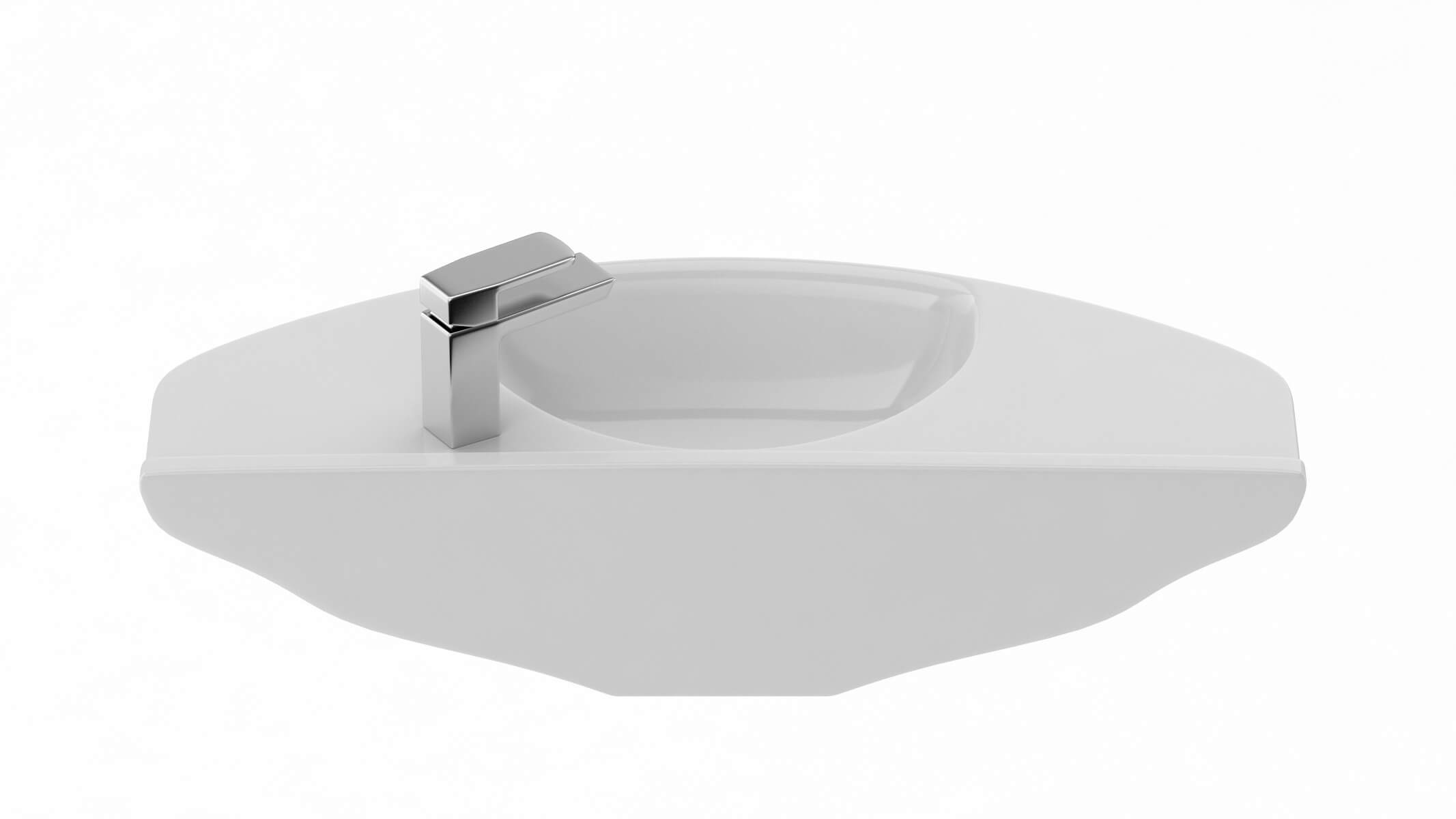 Toto Wall Mount Lavatory - 3D Model by frezzy