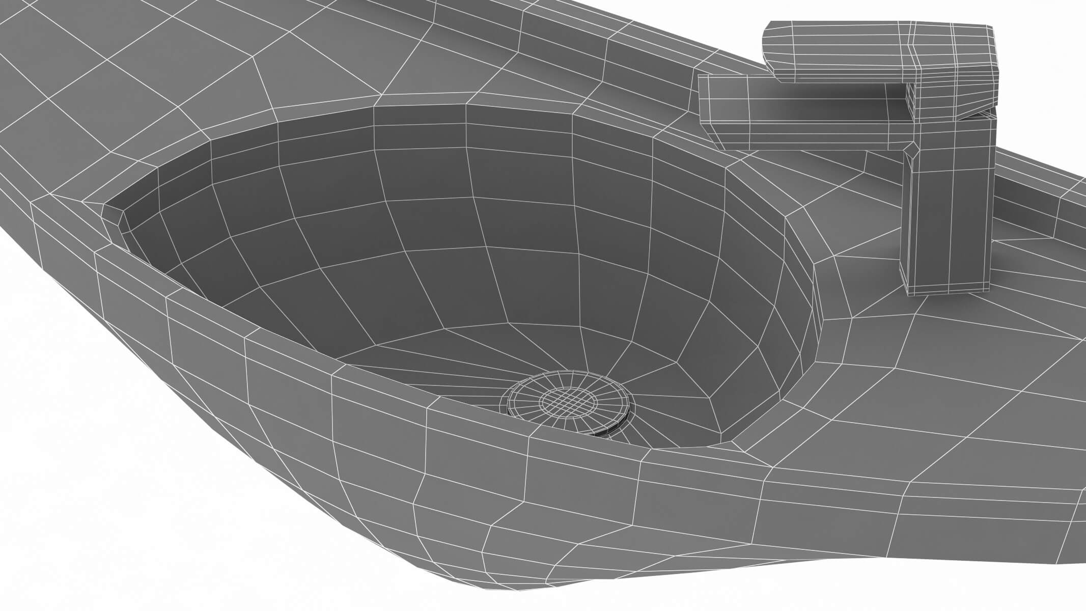 Toto Wall Mount Lavatory - 3D Model by frezzy