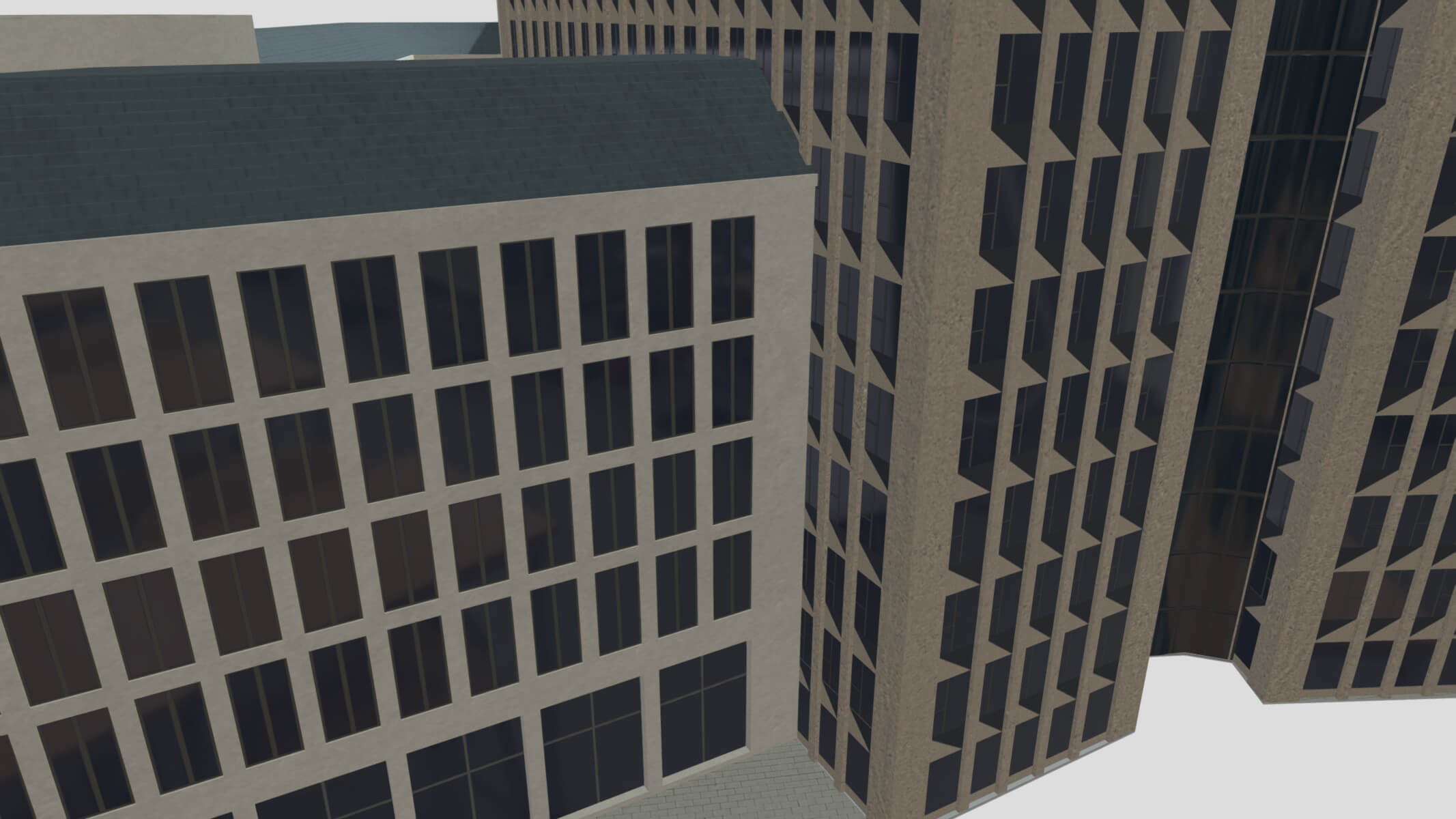 Tower 185 Skyscraper Low Poly - 3D Model by frezzy