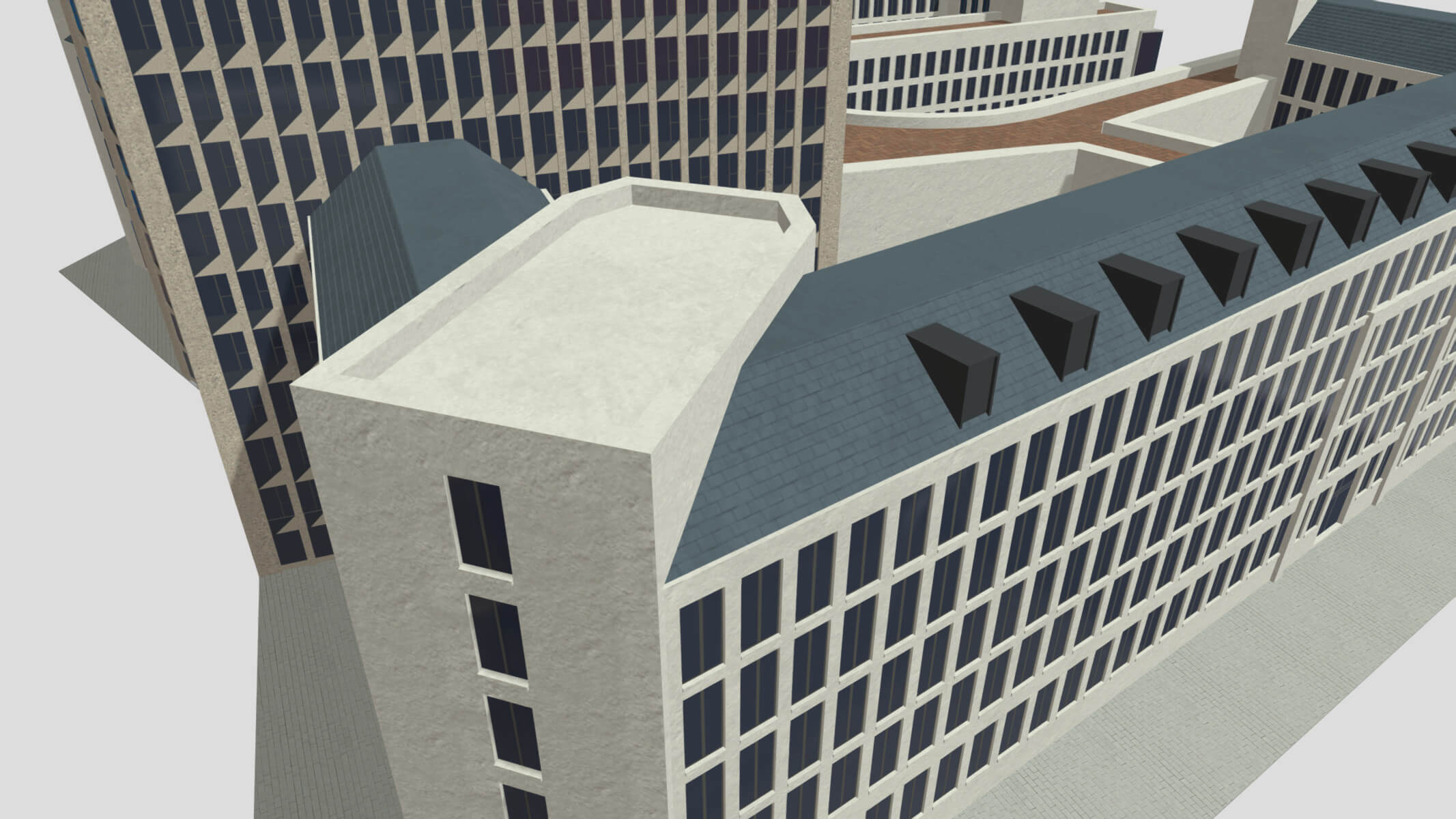 Tower 185 Skyscraper Low Poly - 3D Model by frezzy