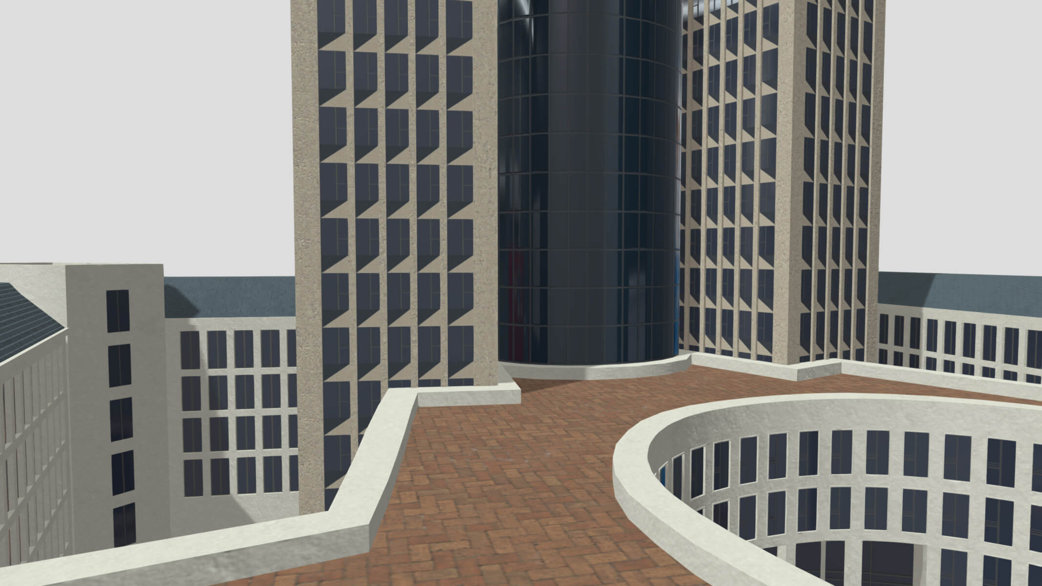 Tower 185 Skyscraper Low Poly - 3D Model by frezzy