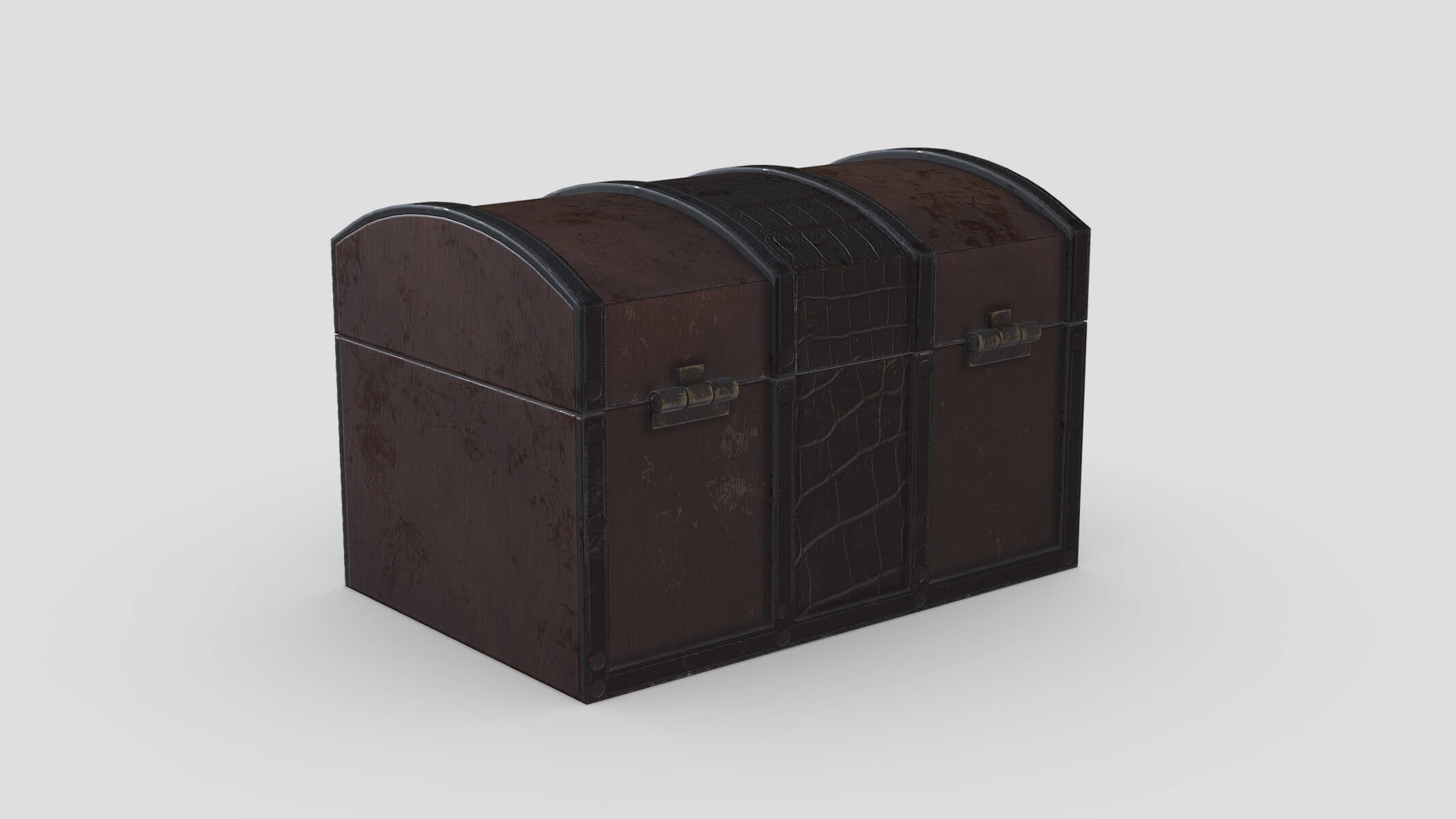 Treasure Chest Box 01 Low Poly - 3D Model by frezzy