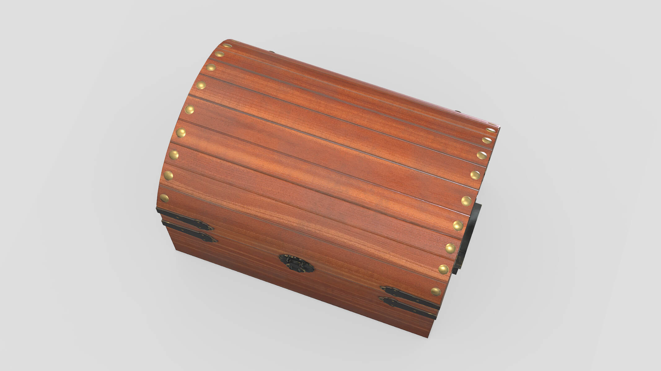 Treasure Chest Box 04 Low Poly - 3D Model by frezzy