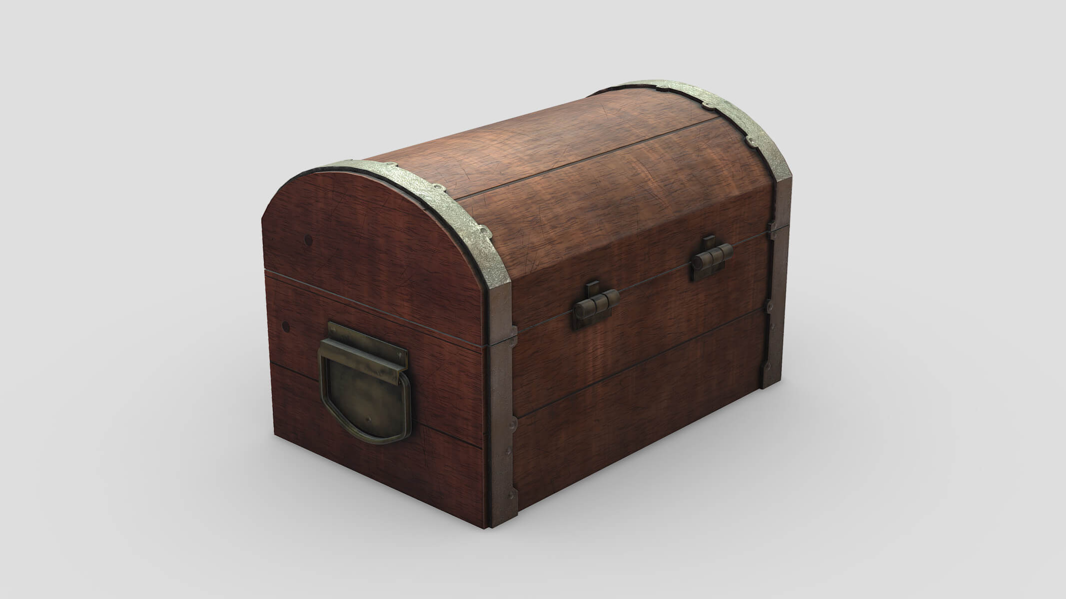 Treasure Chest Box 05 Low Poly - 3D Model by frezzy