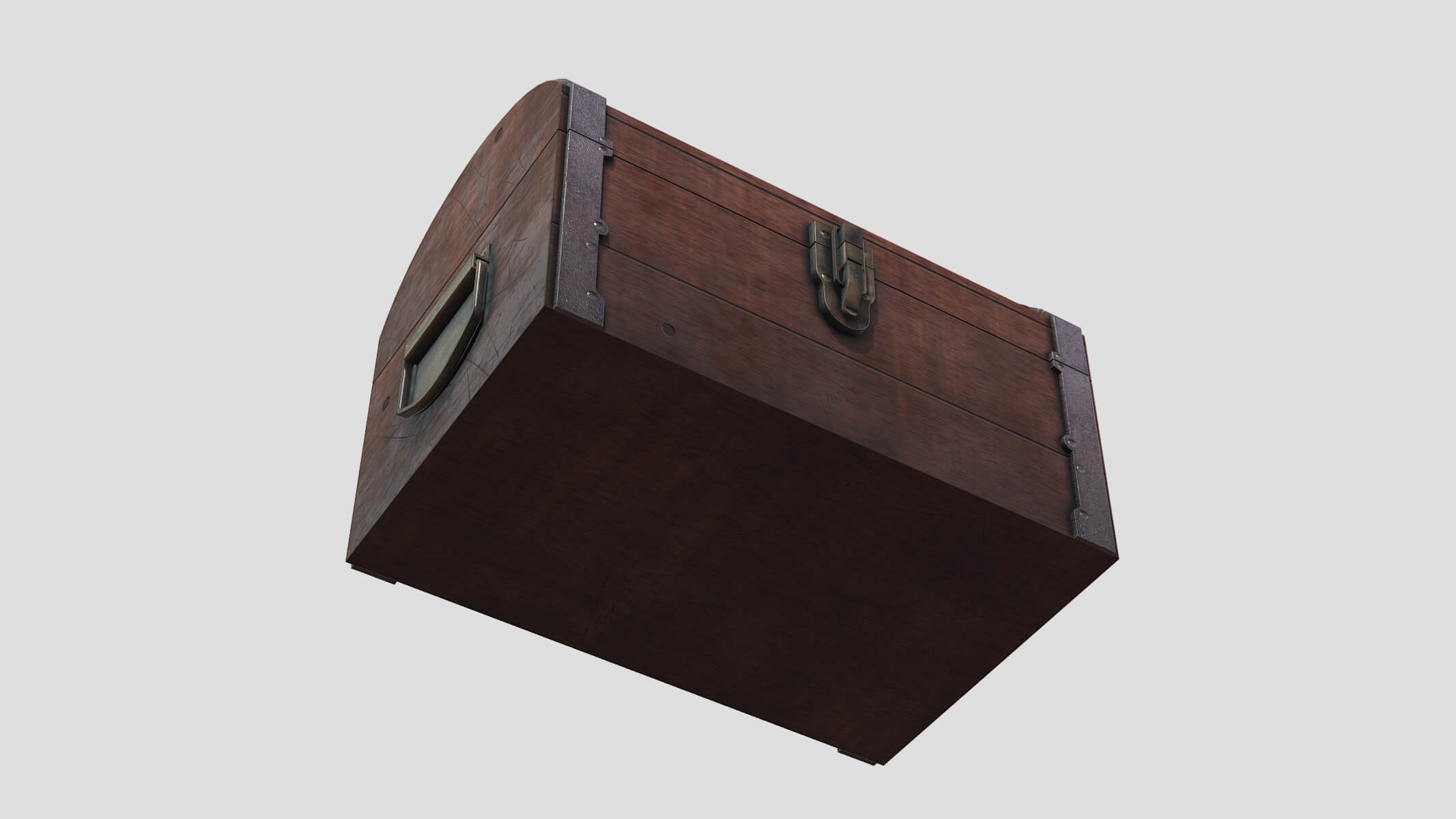 Treasure Chest Box 05 Low Poly - 3D Model by frezzy