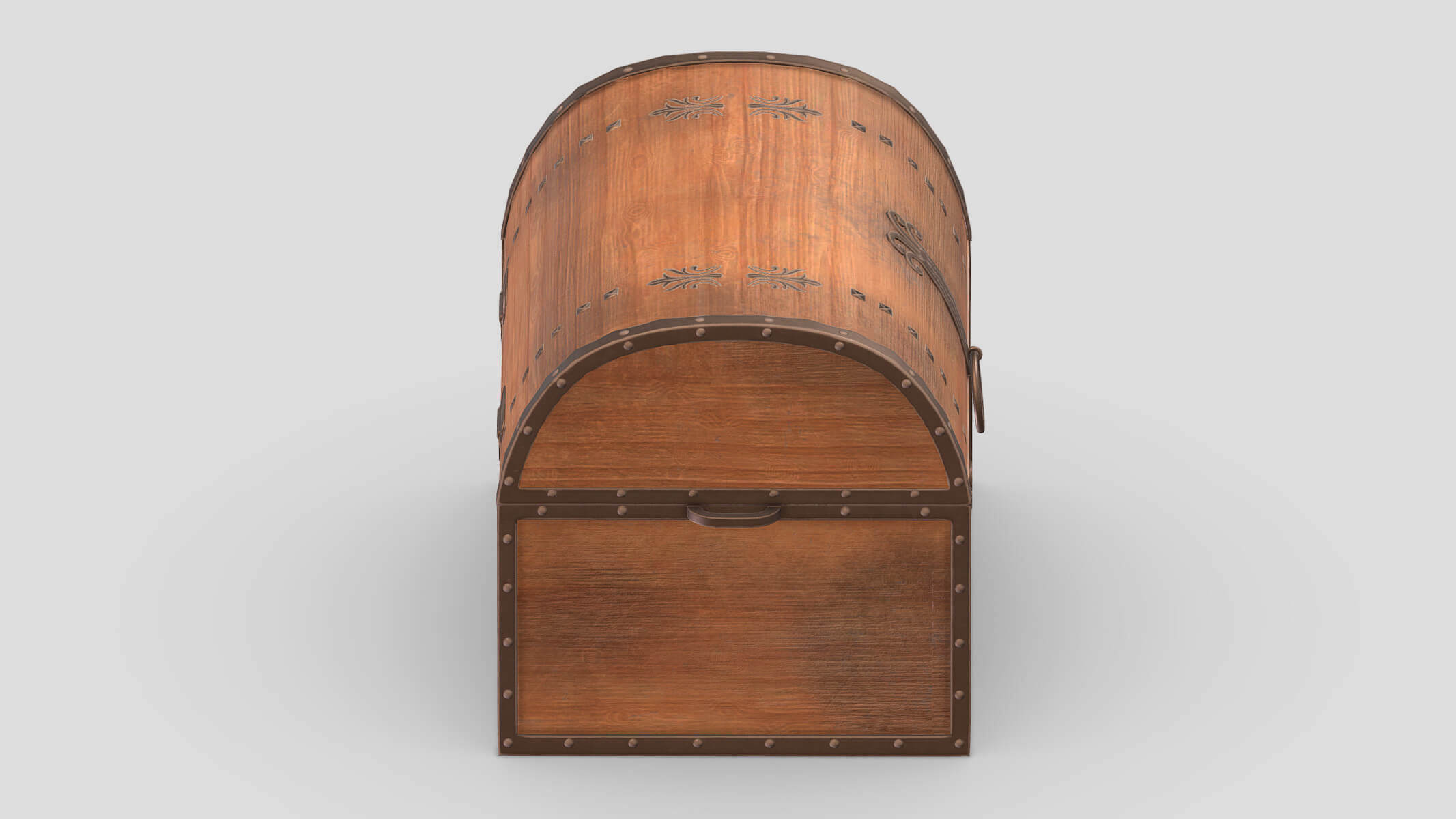 Treasure Chest Box 08 Low Poly - 3D Model by frezzy