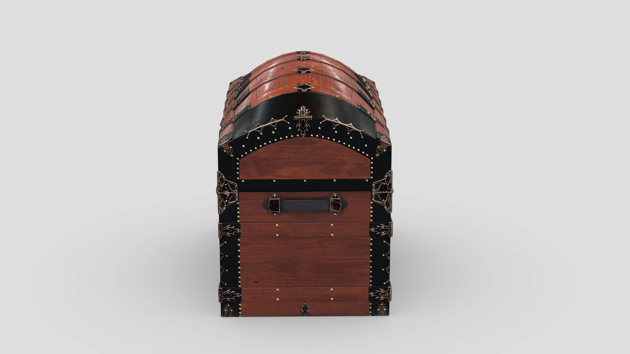 Treasure Chest Box 09 Low Poly - 3D Model by frezzy