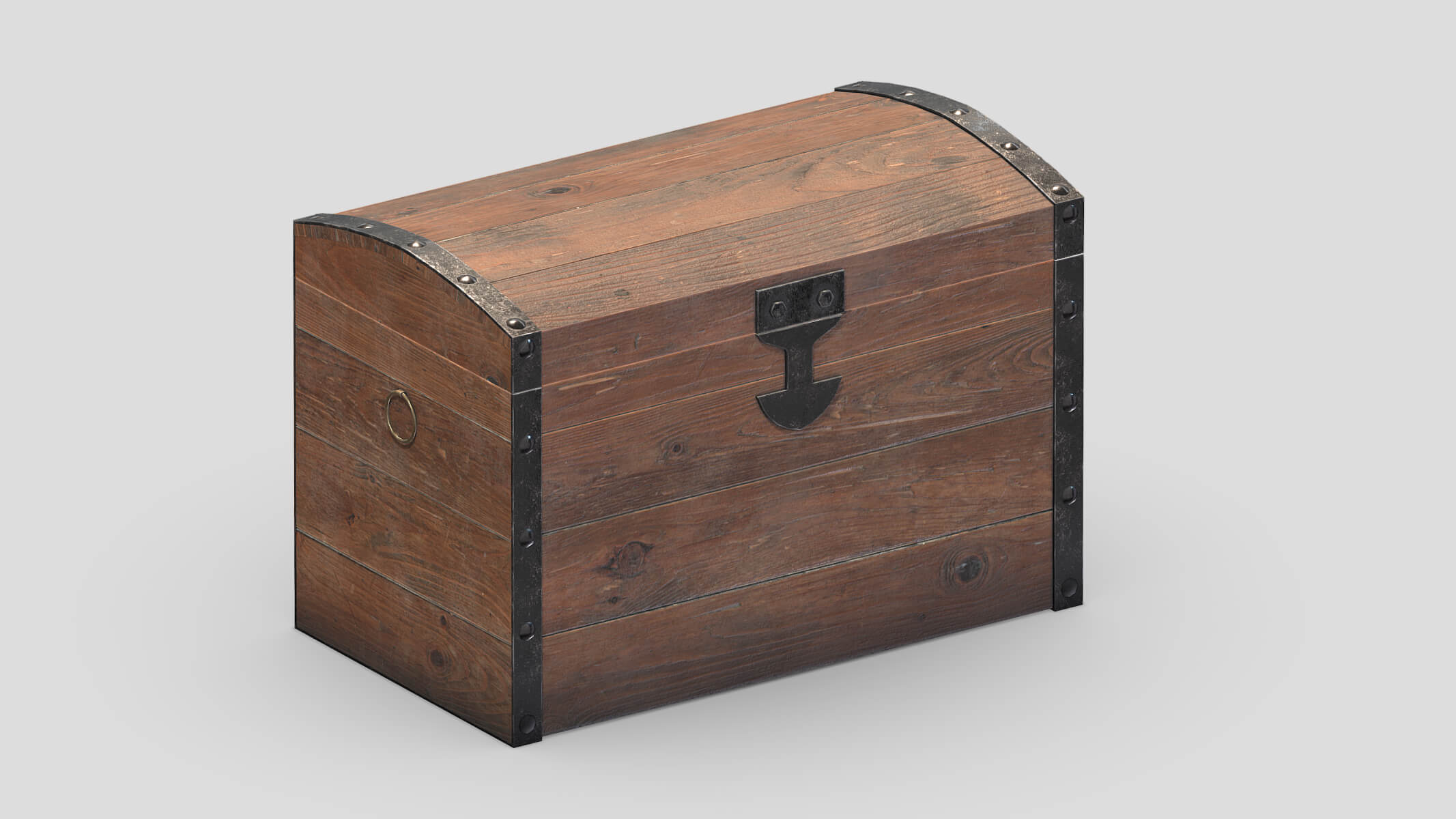 Treasure Chest Box 10 Low Poly - 3D Model by frezzy
