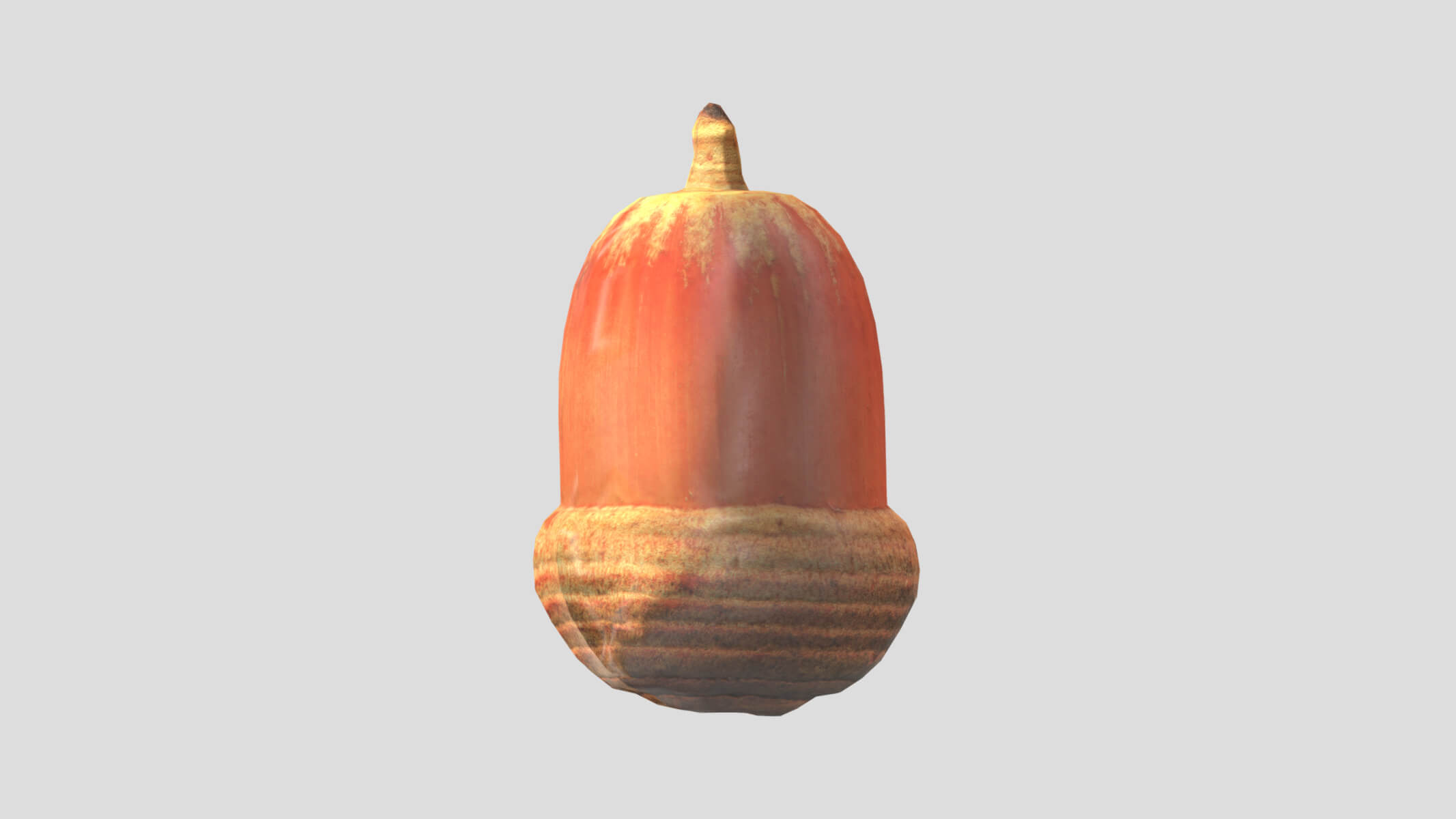 Tree Acorn Low Poly - 3D Model by frezzy