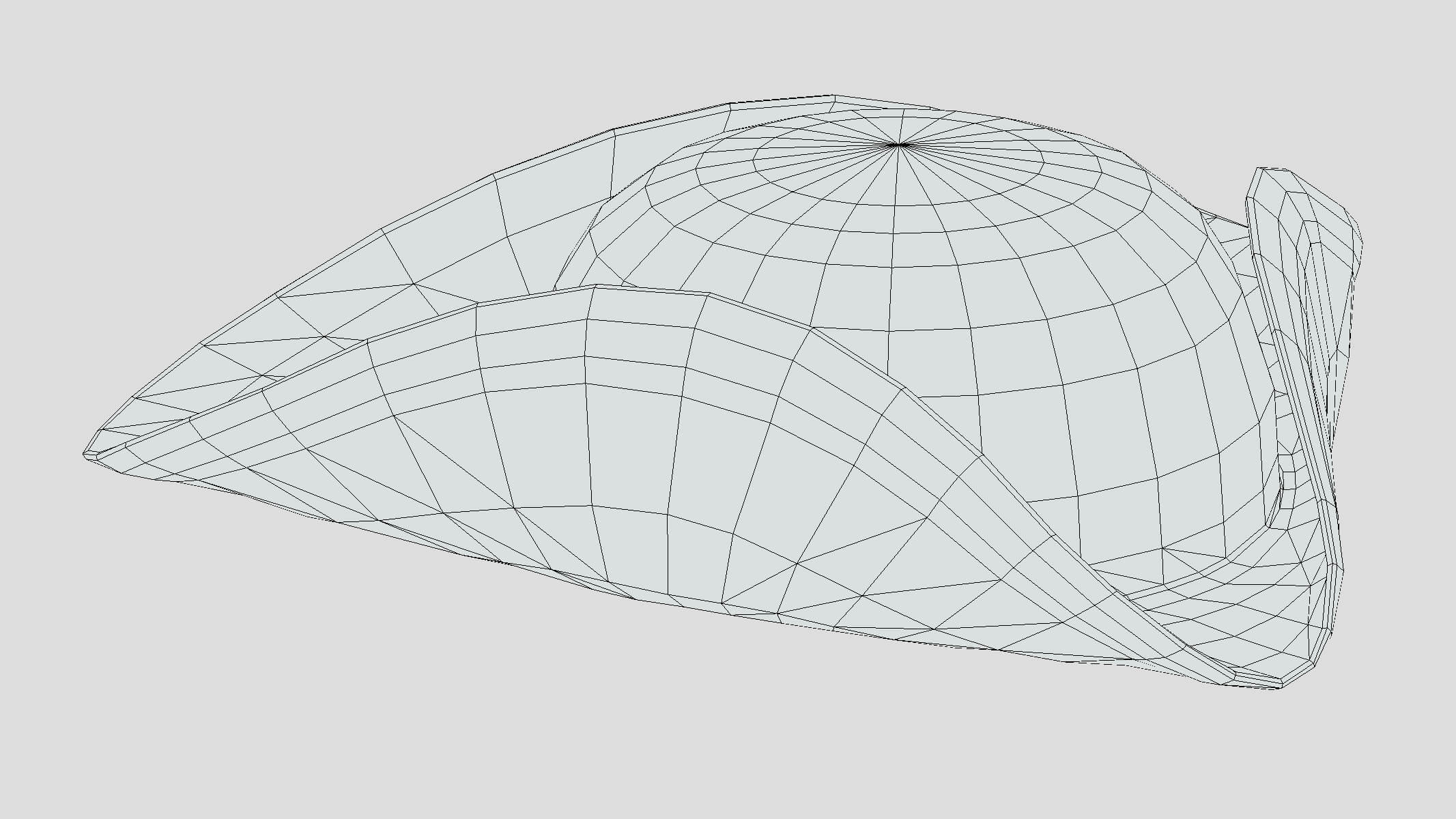 Tricorn Hat Low Poly - 3D Model by frezzy
