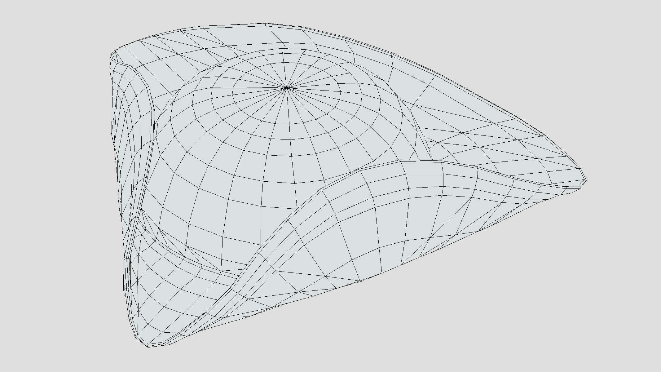 Tricorn Hat Low Poly - 3D Model by frezzy