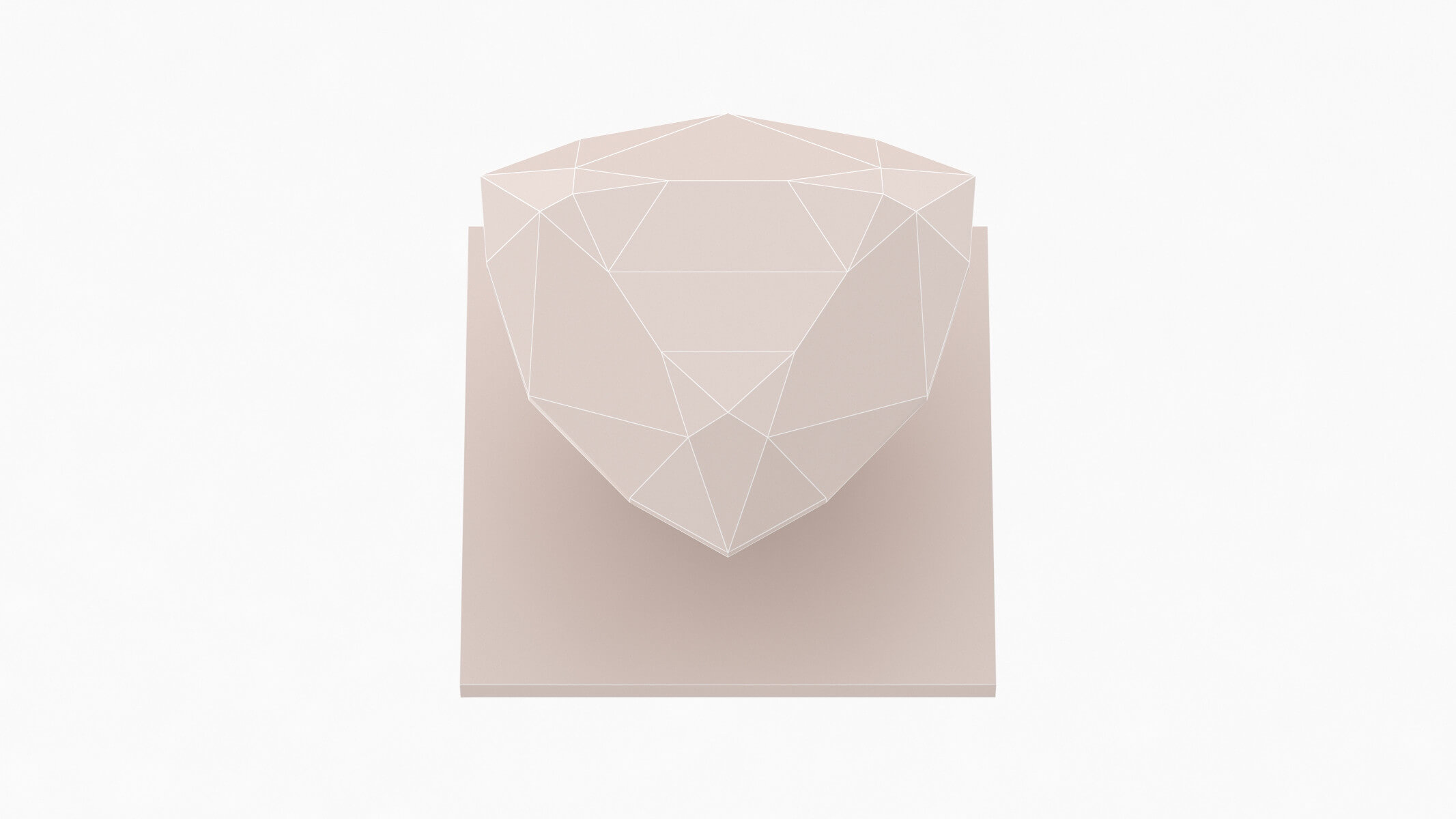 Trillion Cut Diamond - 3D Model by frezzy