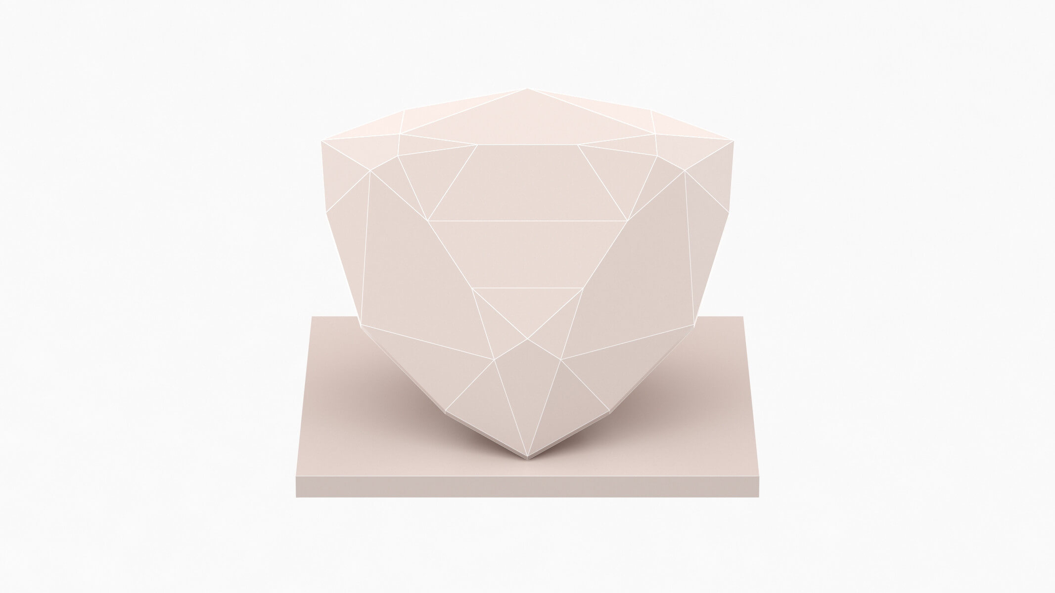 Trillion Cut Diamond - 3D Model by frezzy