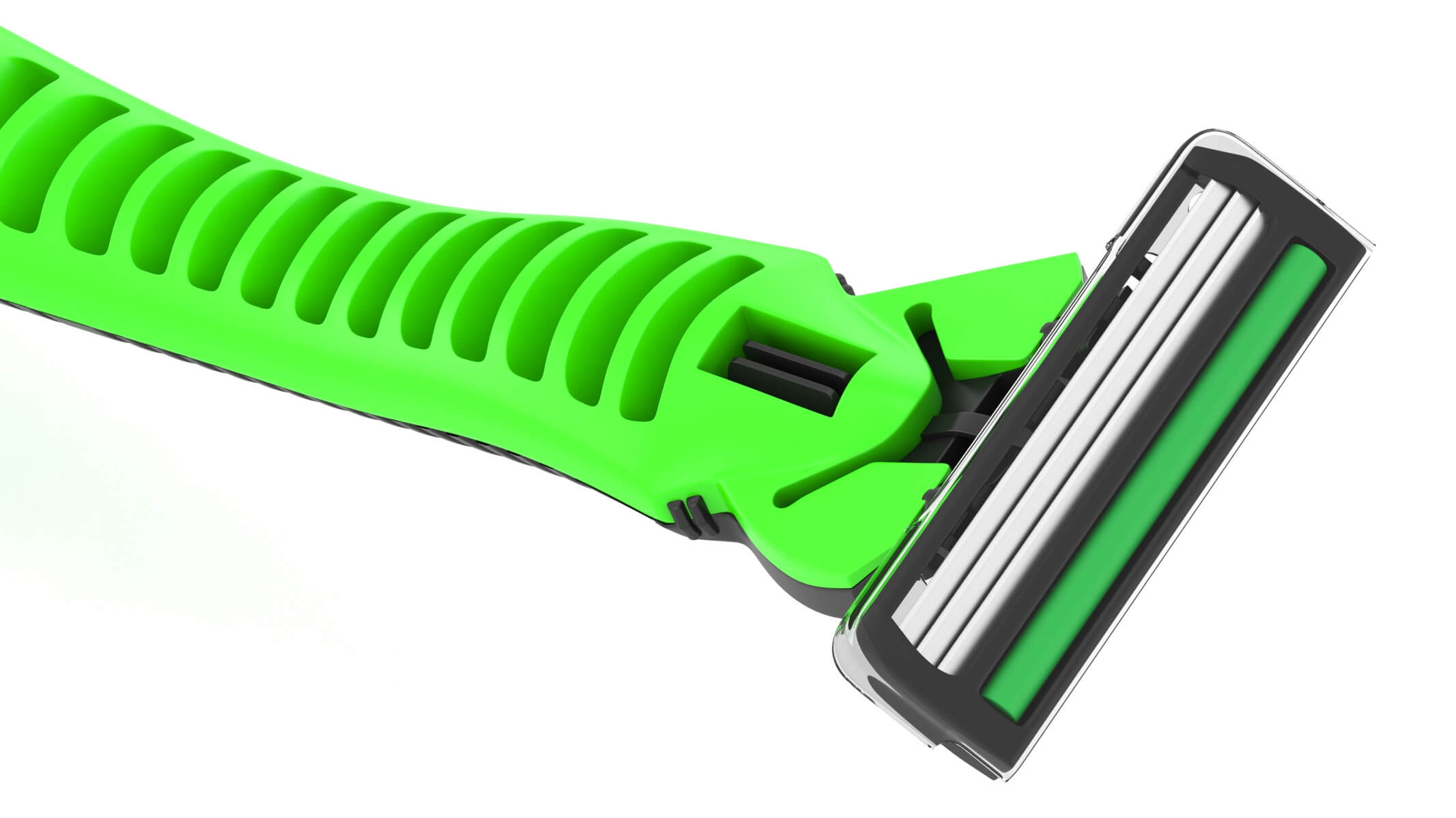 Triple Blade Handle - 3D Model by frezzy