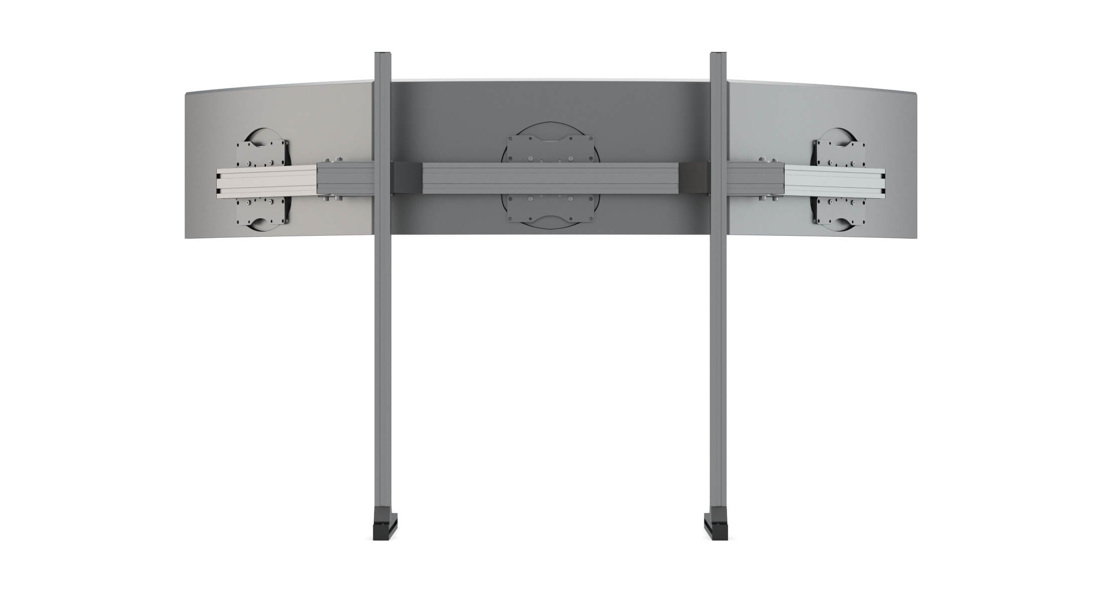 Triple Monitor Mount - 3D Model by frezzy