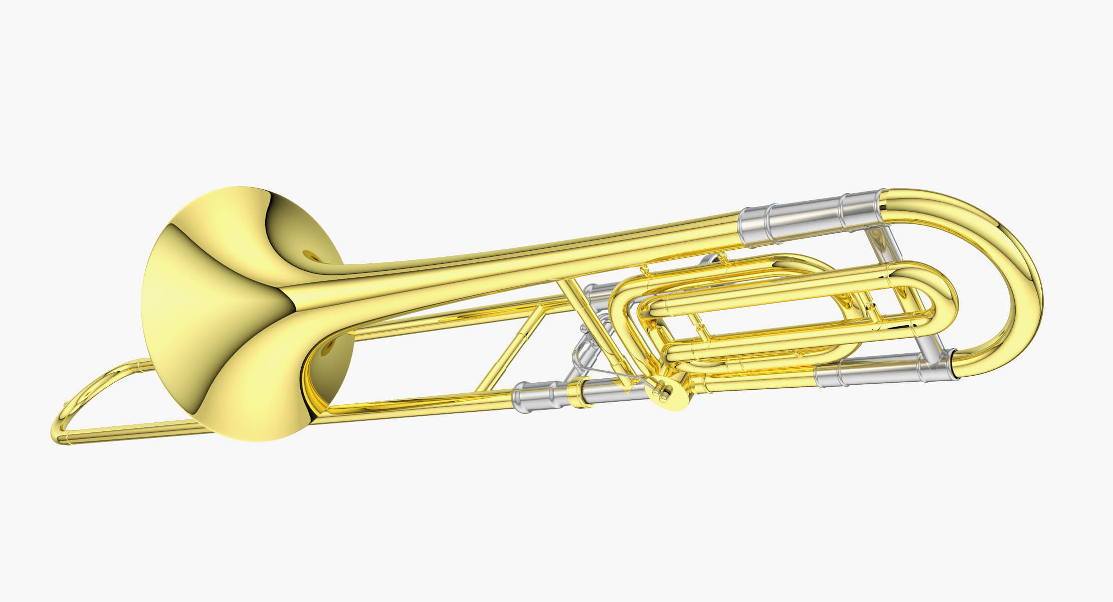 Trombone - 3D Model by frezzy