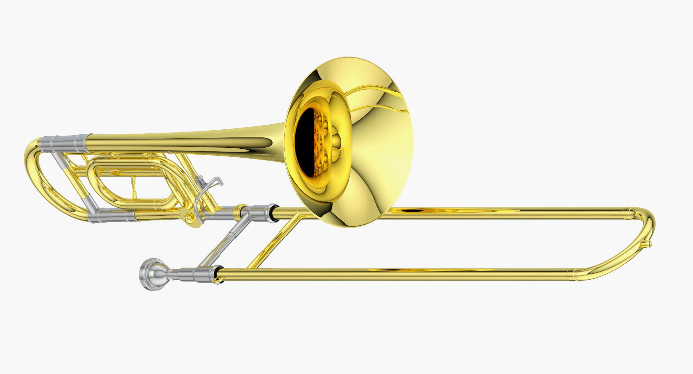 Trombone - 3D Model by frezzy
